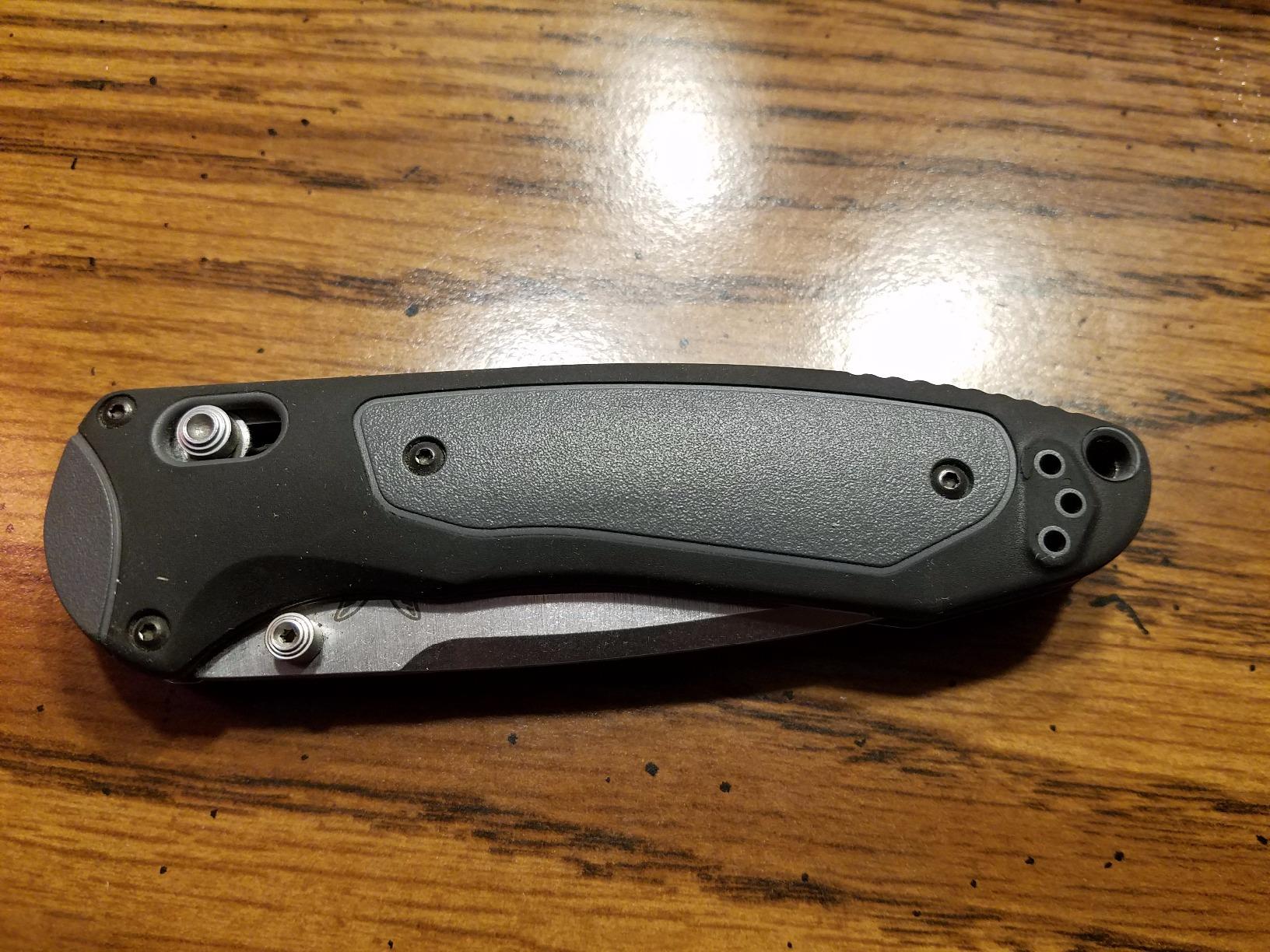 Amazon.com : Benchmade - Boost 590 Knife, Drop-Point Blade, Plain Edge ...