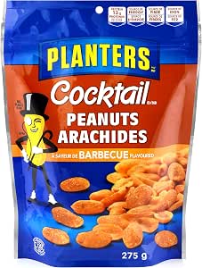 Planters Barbecue Peanuts 275G - Protein Rich BBQ Flavour