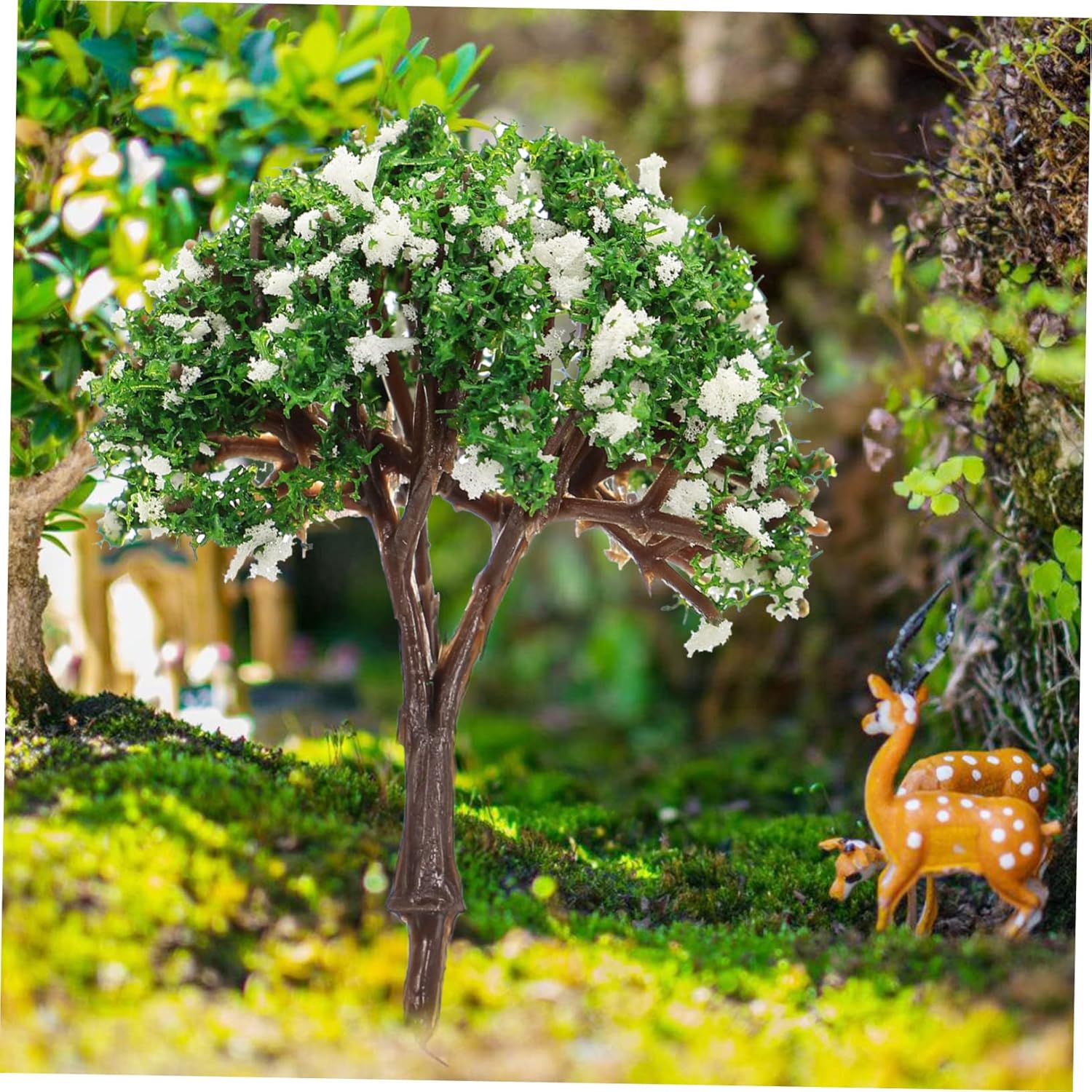 Abaodam 40 Pcs Tree Model Plastic Models Accesorios para Escritorio ...