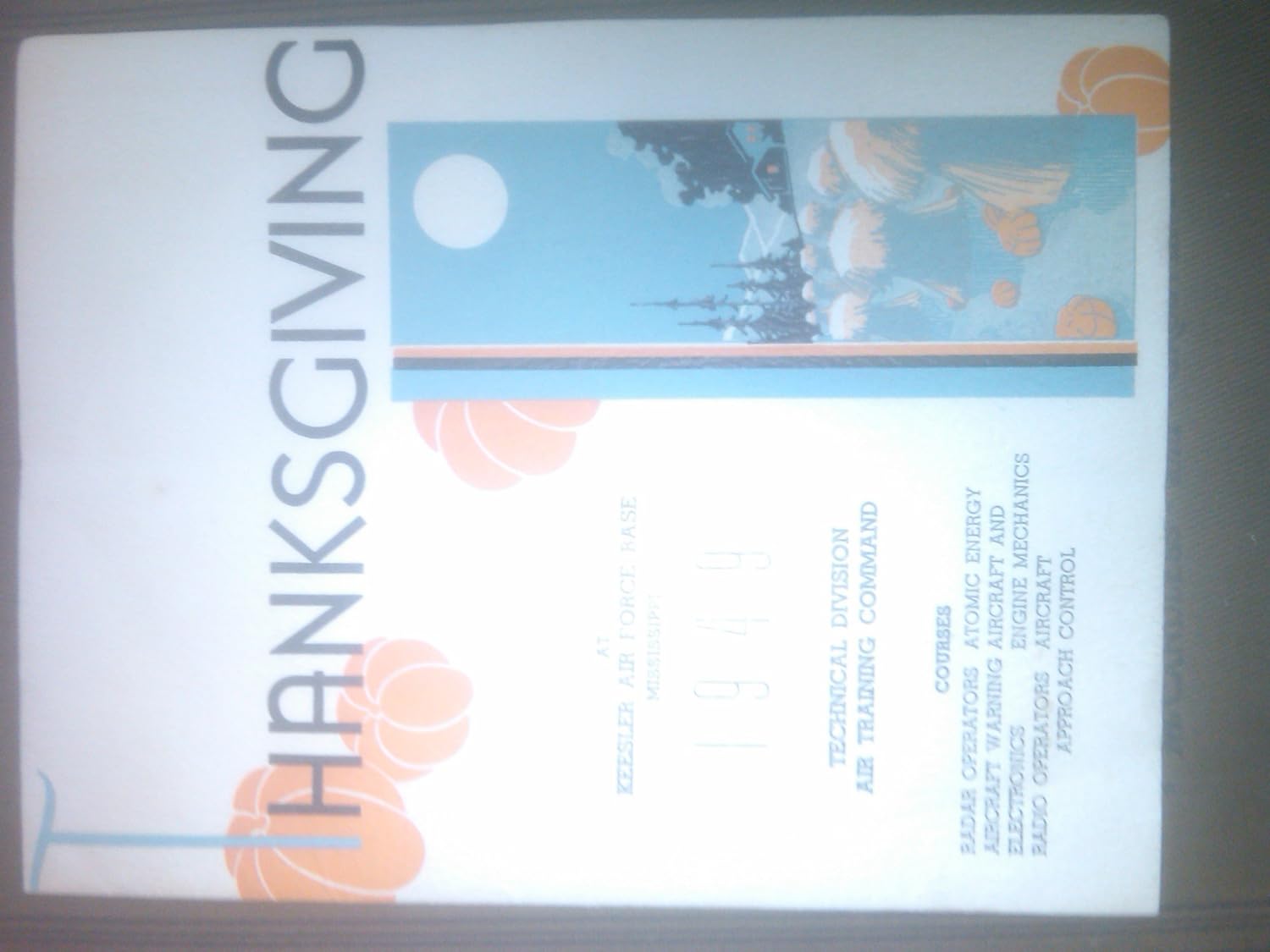 Amazon.com: Thanksgiving Dinner Menu Keesler Air Force Base, 1949 ...