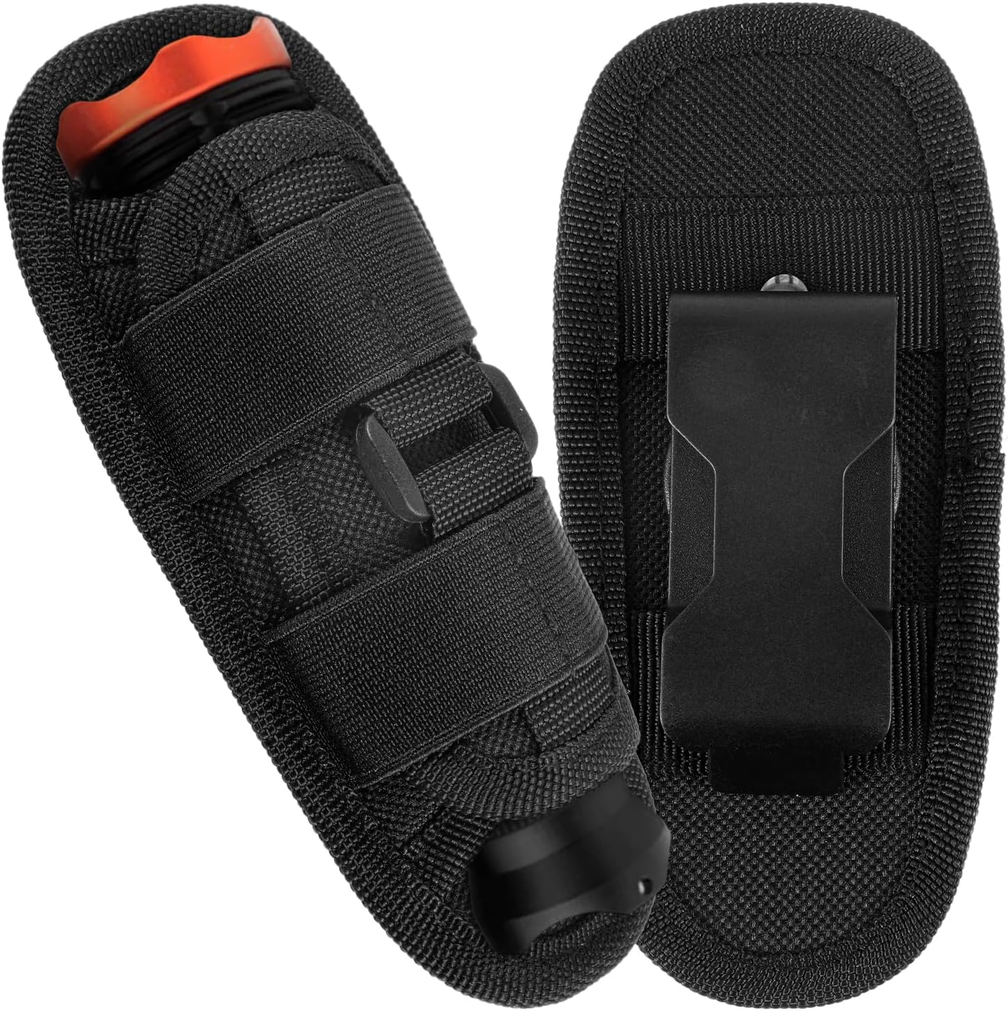 Amazon.com : Flashlight Holder Duty Belt Rotatable Flash Light Pouch ...