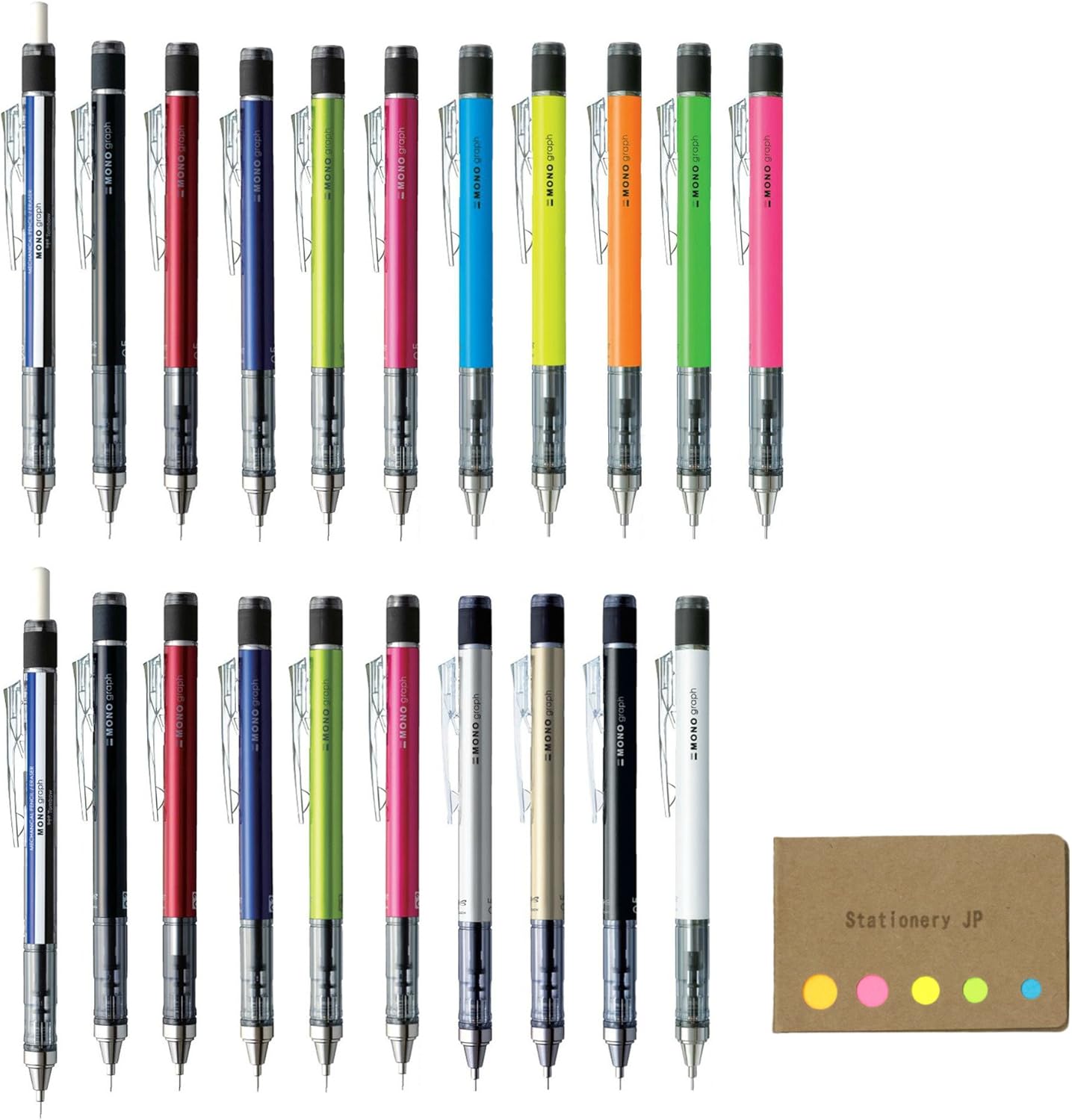 Amazon.com : Tombow Mono Graph Shaker Mechanical Pencil, Sticky Notes ...