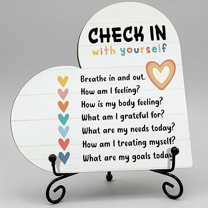 Amazon.com: Mental Health Check In Office Decor, Relief Social ...