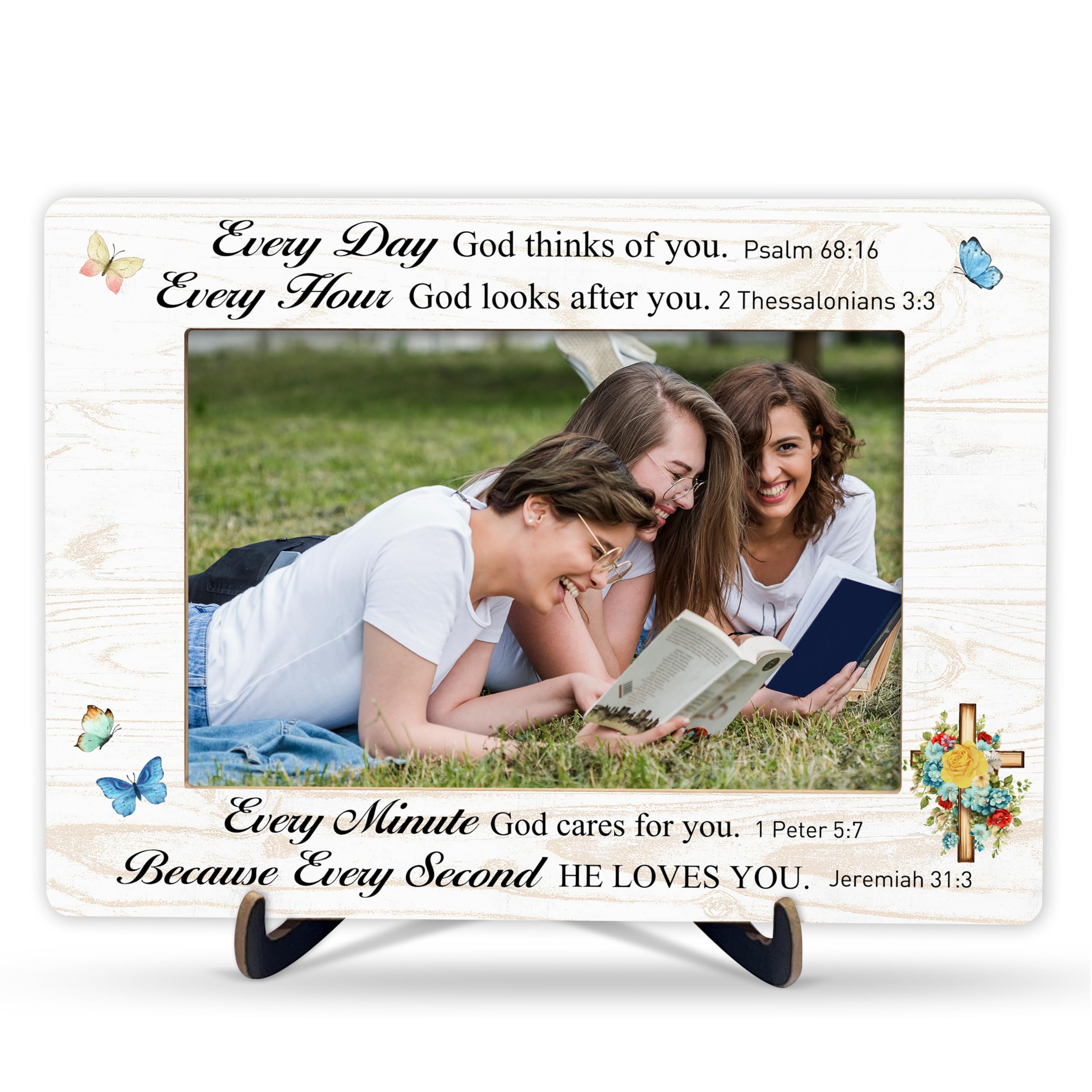 Amazon.com - MVZX Christian Picture Frame, Religious Wooden Photo Frame ...