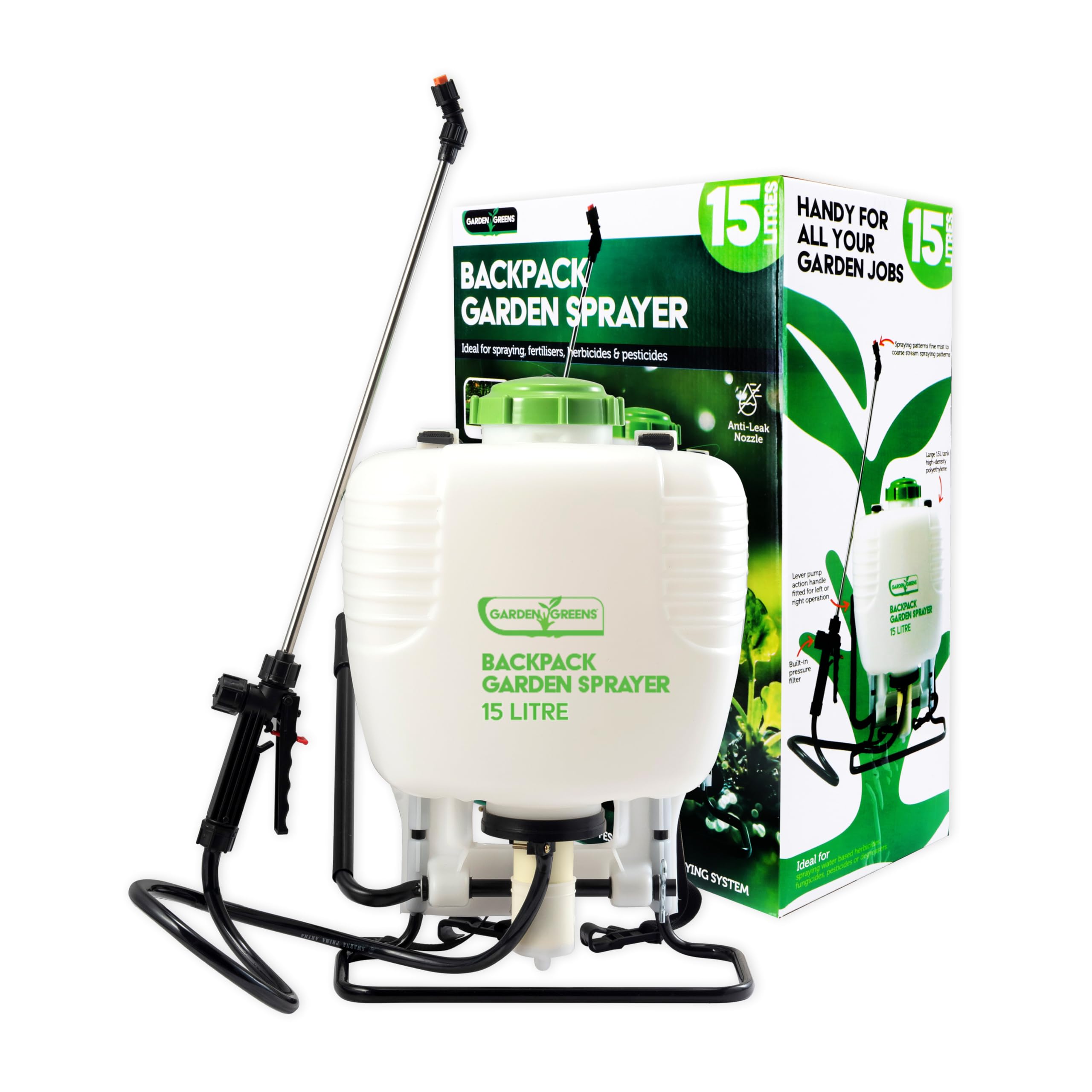 Garden Greens Pressure Sprayer Backpack Design, Convenient and ...