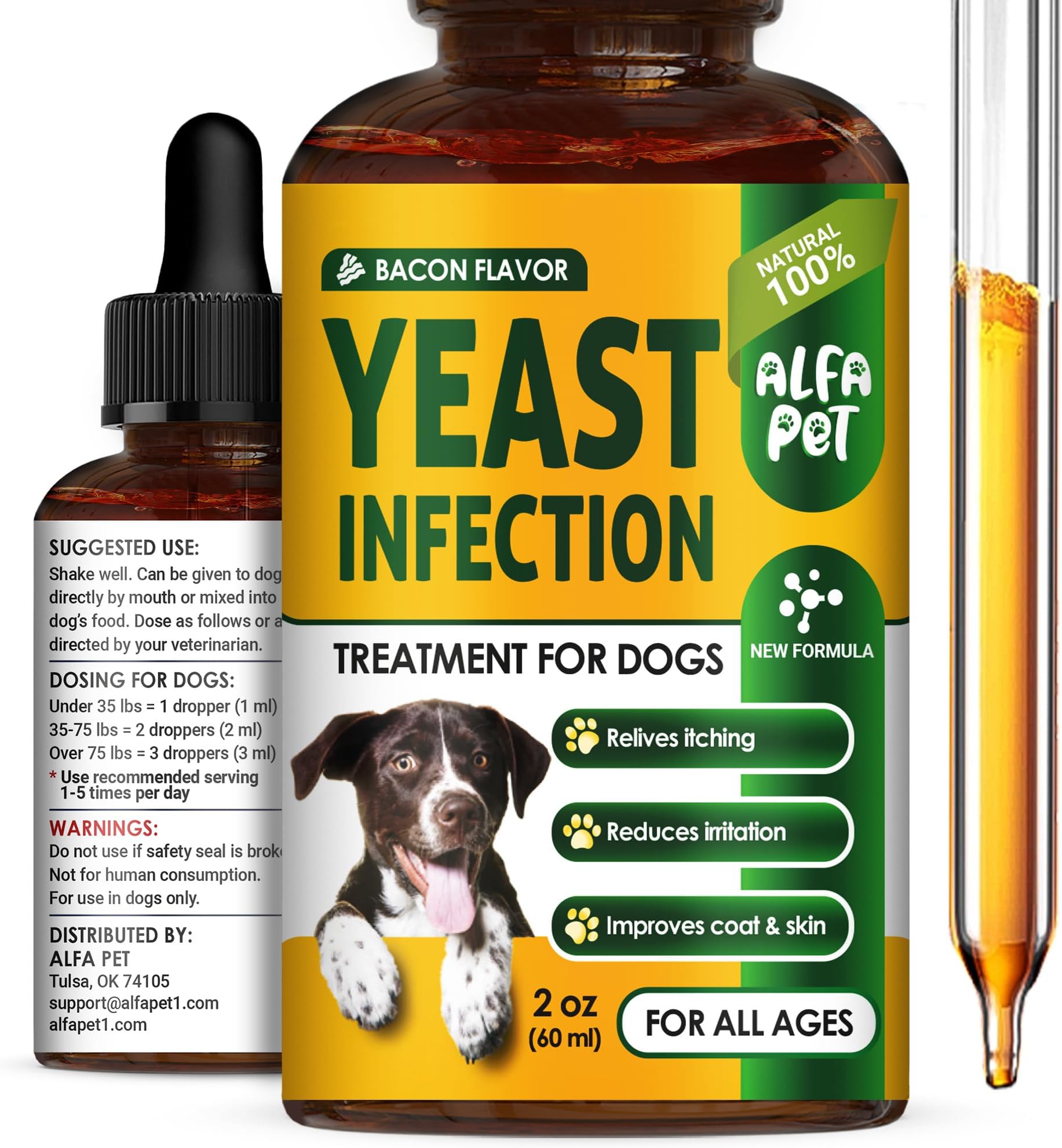 Amazon.com : Yeast Infection Treatment for Dogs Helps with Itching ...