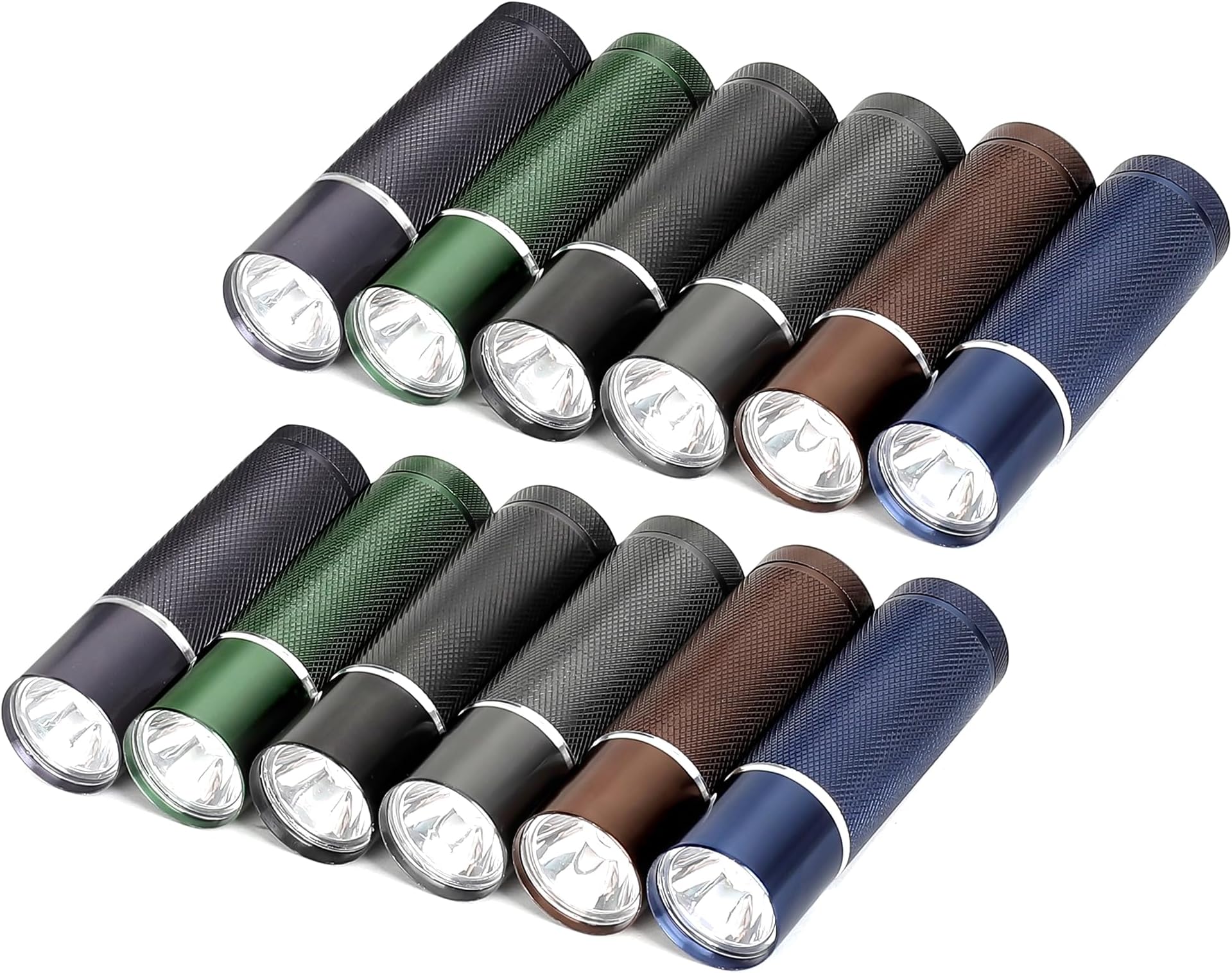 FASTPRO 24-Pack Mini Flashlights Set, Aluminum LED Flashlights Include ...