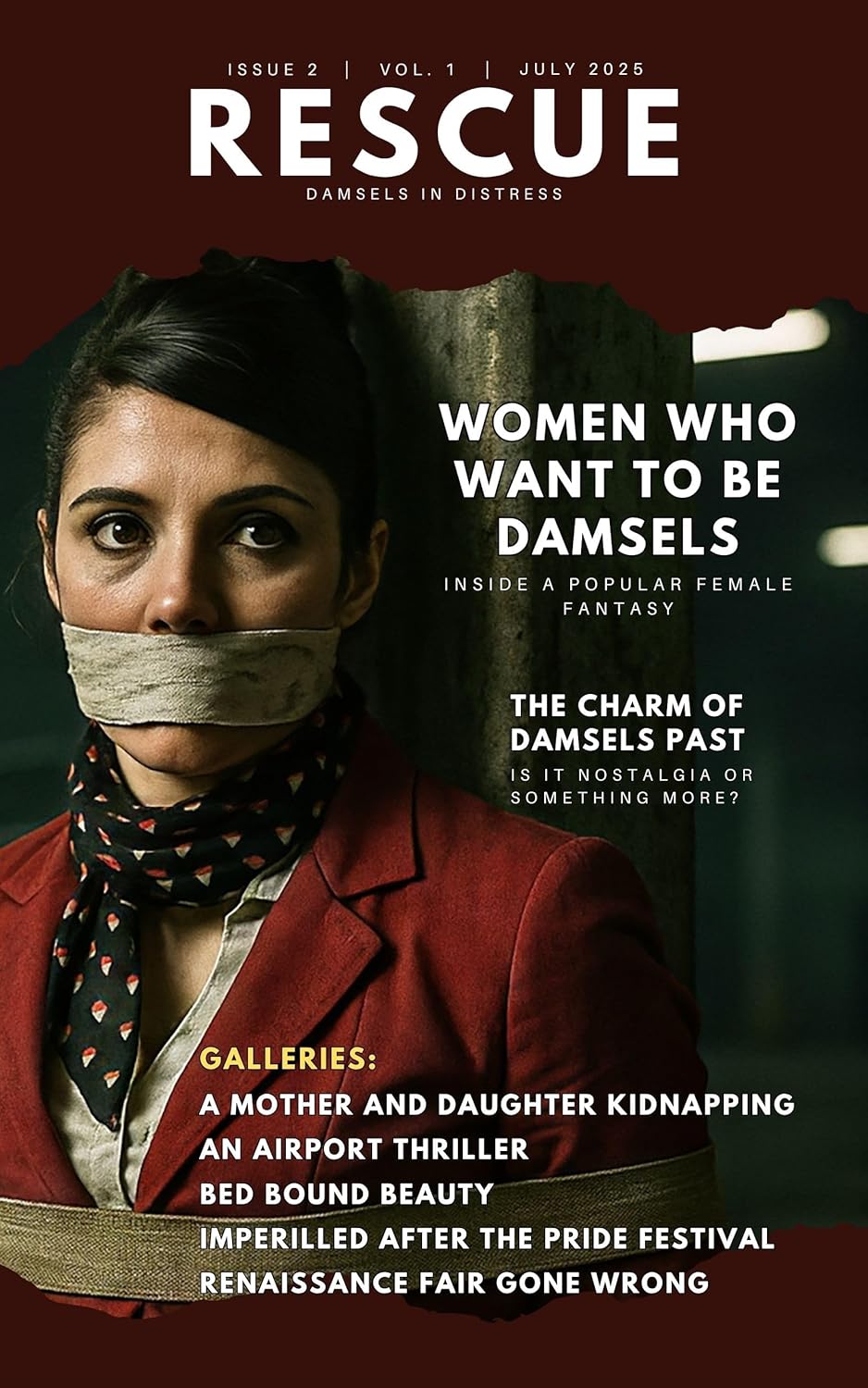 Rescue: Damsels in Distress - July 2025: A magazine of AI bondage ...