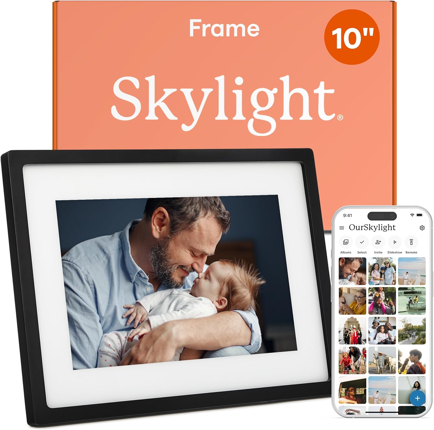 Amazon.com : Skylight Frame – WiFi Digital Picture Frame Customer ...