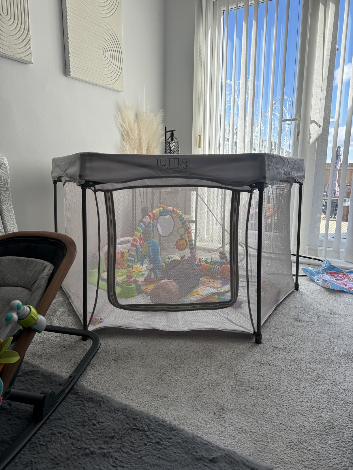 Tutti Bambini Baby Playpen - Foldable Playpen for Baby and Toddlers ...