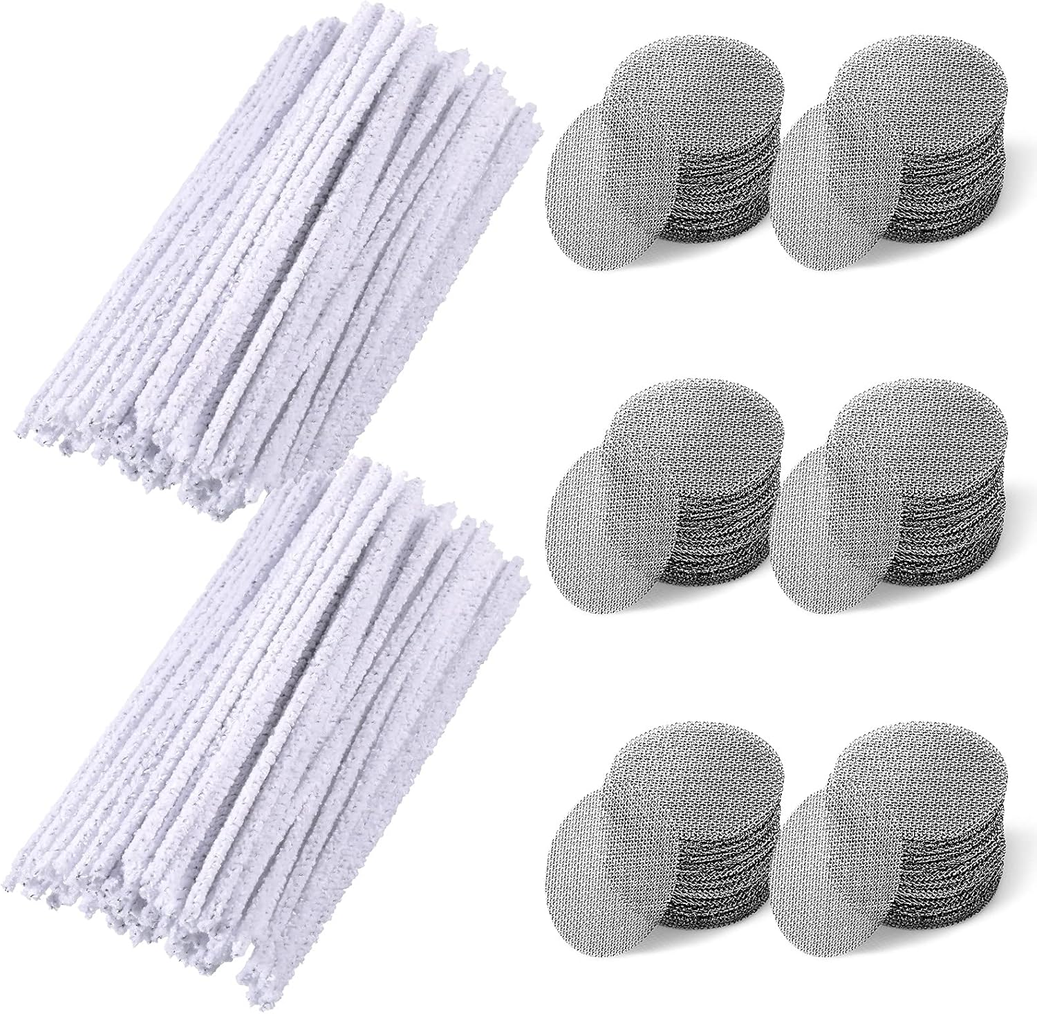 Amazon.com: Mesh Bowl Screens and Cleaners Set, Includes 5/8 Inch ...