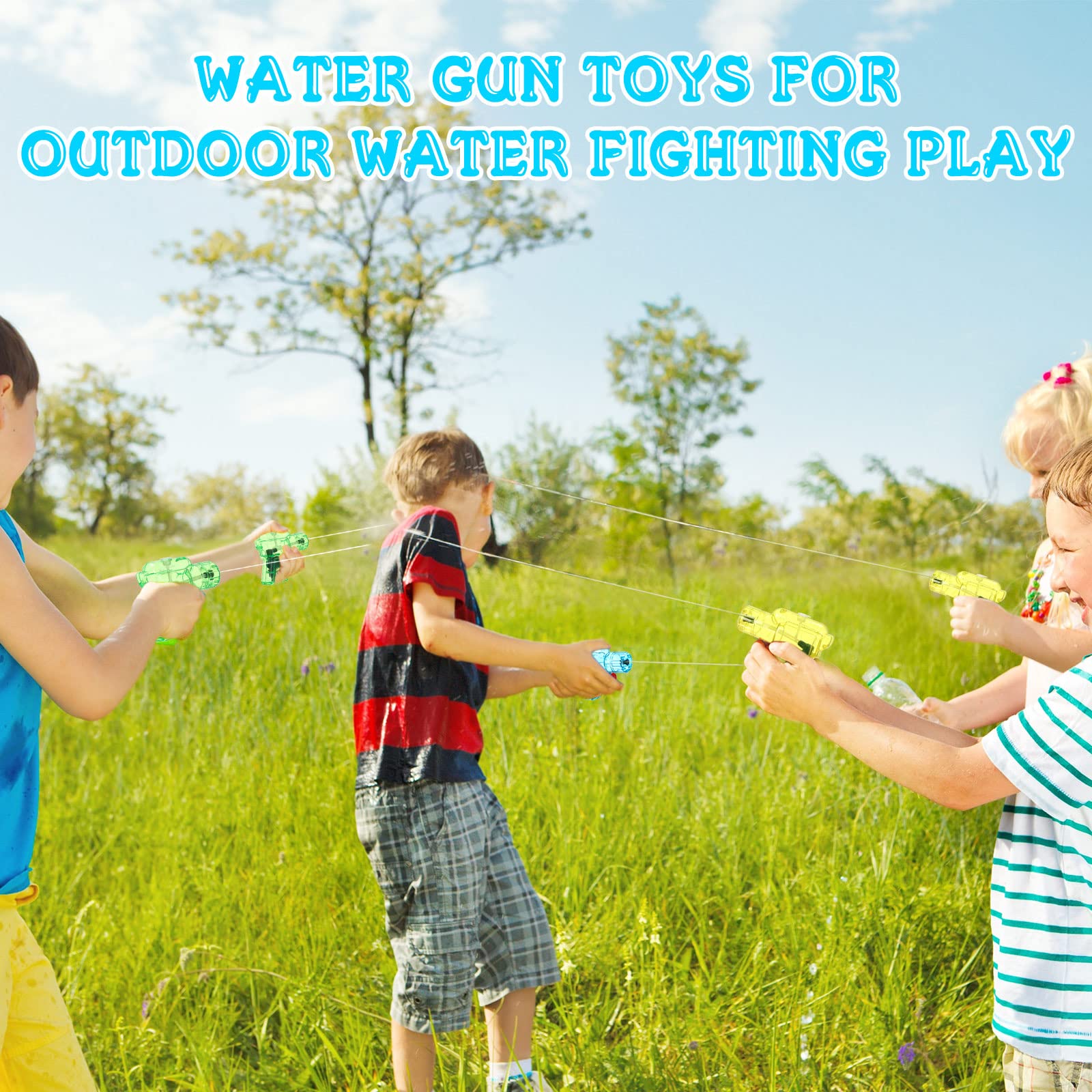 Snapklik.com : 100 Pack Mini Water Gun For Boys And Girls, Colorful ...