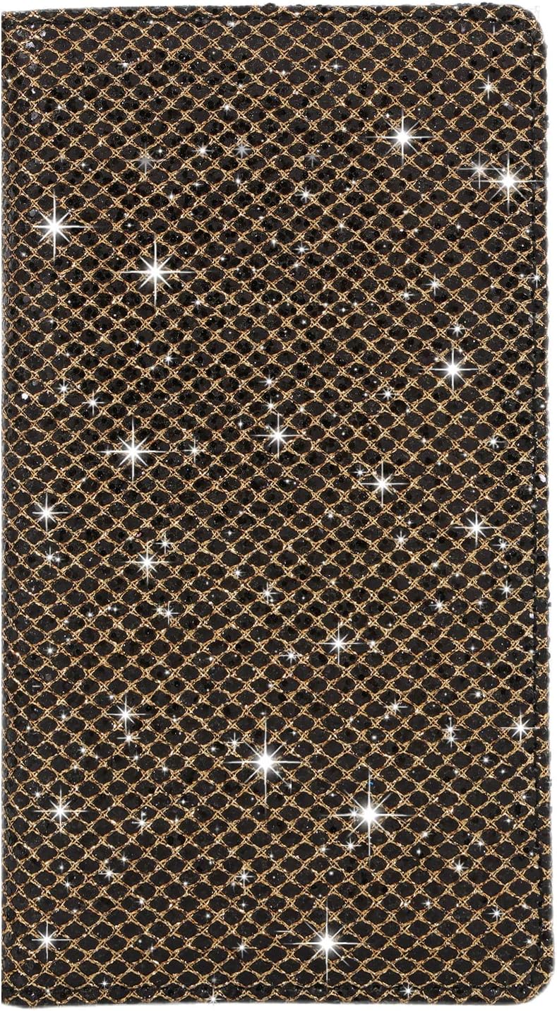 Amazon.com: Sanlykate Glitter Bling Checkbook Cover for Girl Women ...