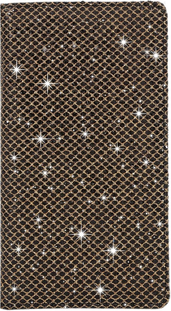 Amazon.com: Sanlykate Glitter Bling Checkbook Cover for Girl Women ...
