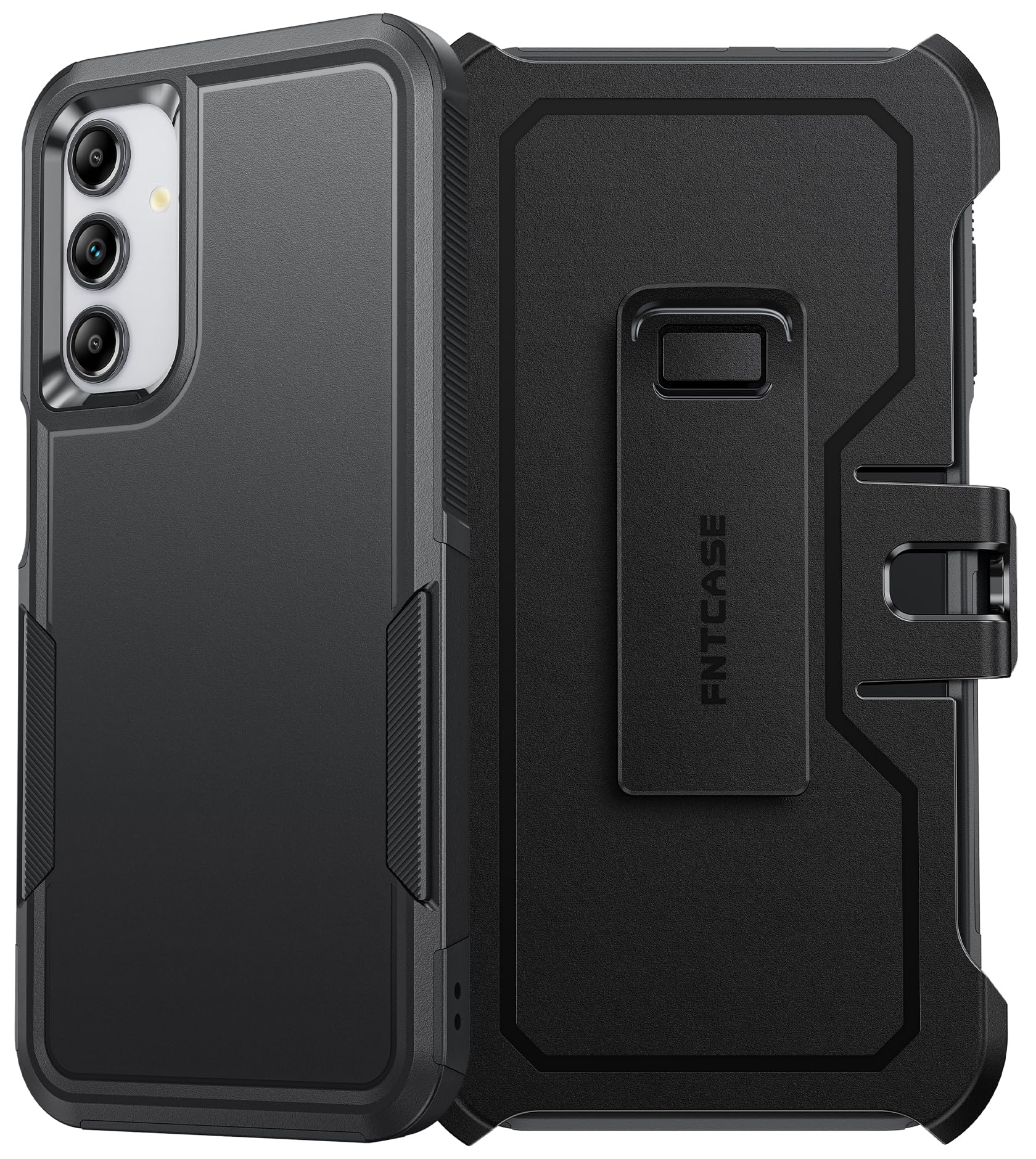 Amazon.com: FNTCASE for Samsung Galaxy A16-5G Case: Dual Layer with Belt-Clip Holster Drop ...