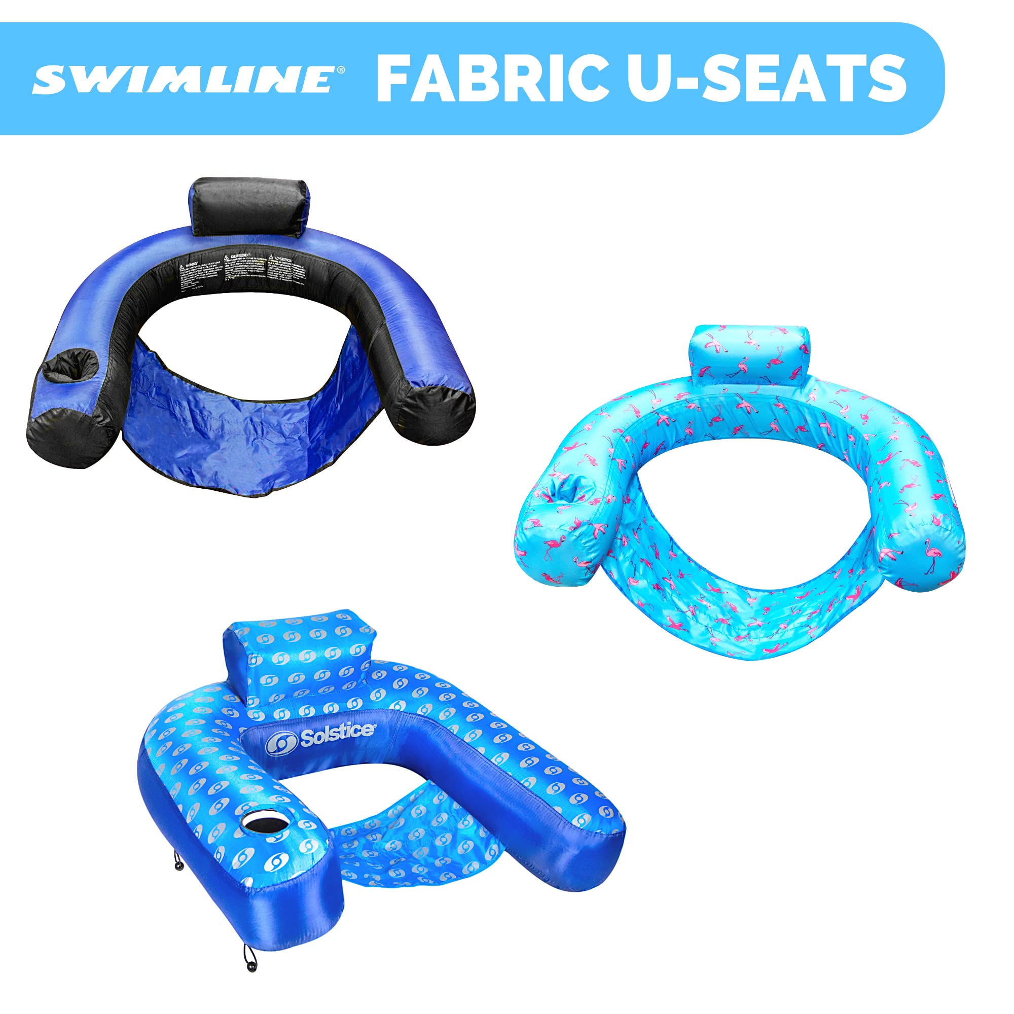 Snapklik.com : SWIMLINE Original 90467 Fabric Covered U-Seat Tropical 2 ...