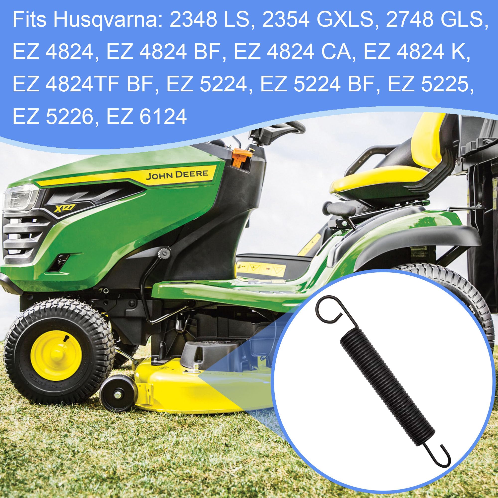 Husqvarna Yth24v48 Parts Husqvarna Genuine OEM Drive Deck Spring - 532196105 Husqvarna Riding ...
