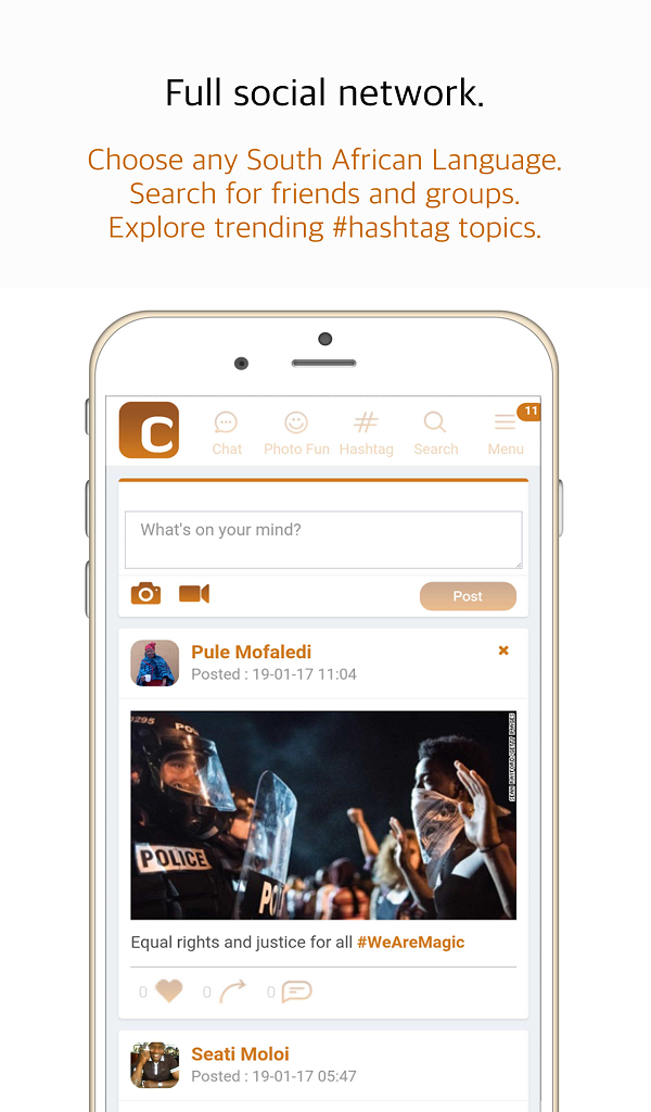 Aplicación Chomi en Amazon Appstore