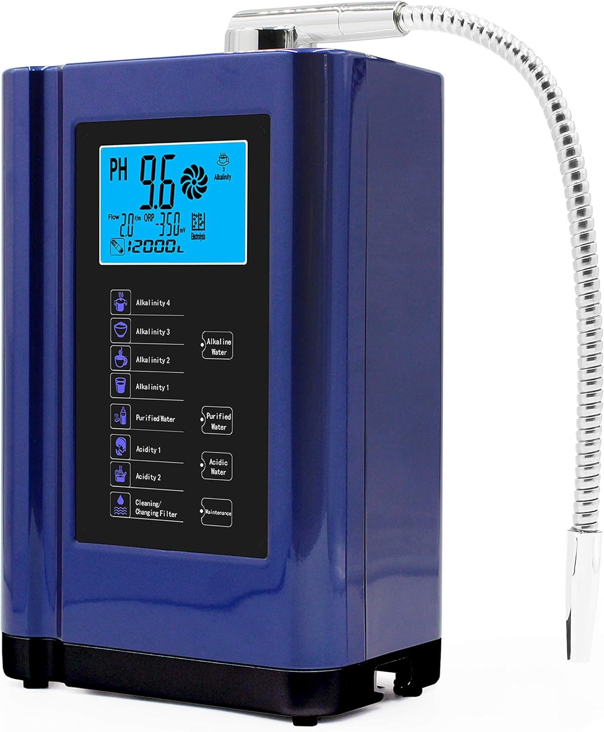 Amazon.com: AlkaDrops Water Ionizer, Water Purifier Machine PH 3.5-10.5 ...