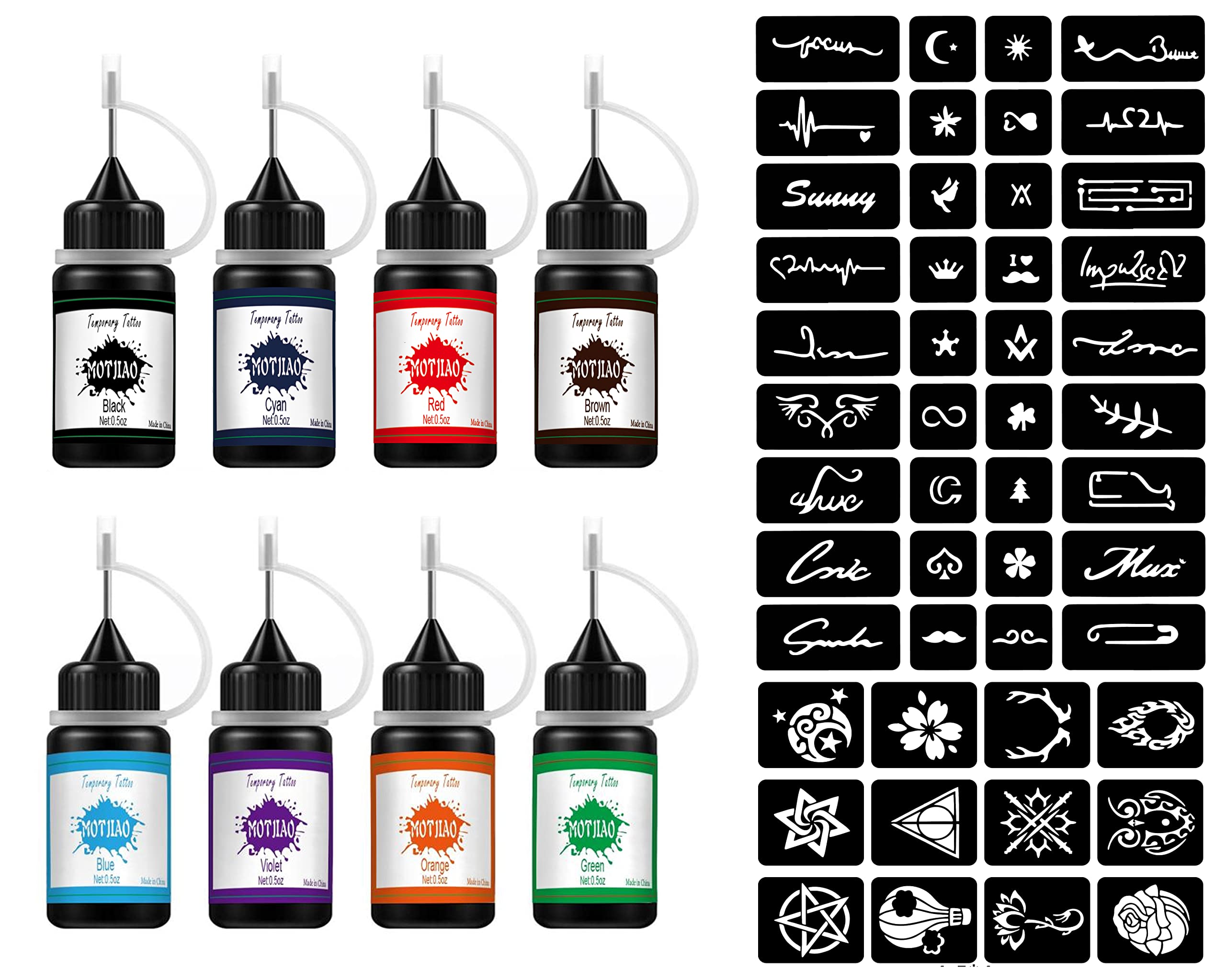 Buy Semi permanent tattoo set/Complete Temporary Sexy Tattoo Set/Small ...