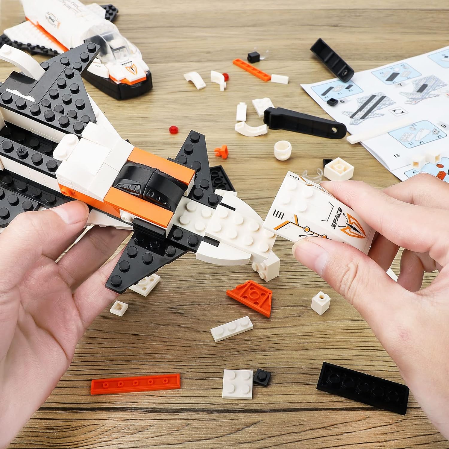 Buy STEM 3 in 1 Space Building Sets Compatible with Lego City Space ...