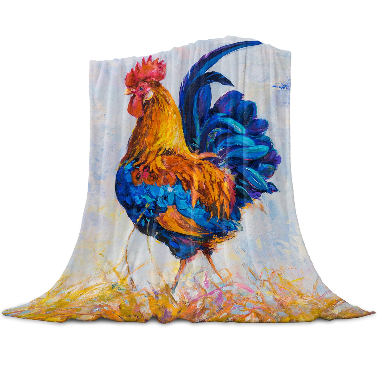 Amazon.com: Microfiber Throw Blanket Warm Fuzzy Plush Fleece Blanket ...