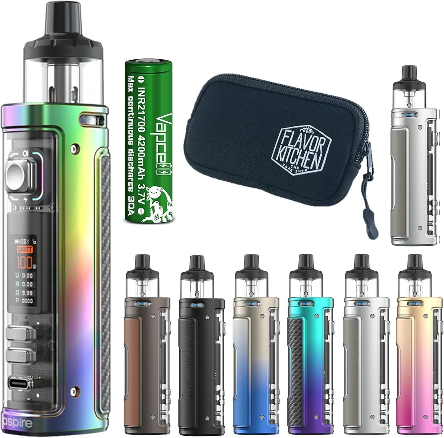 Amazon | 【EX】 aspire Veynom EX アスパイア ベノム/ヴェノム EX BPコイル BP80/Rhea X後継機種 ＋21700バッテリー＋FlavorKitchen ...