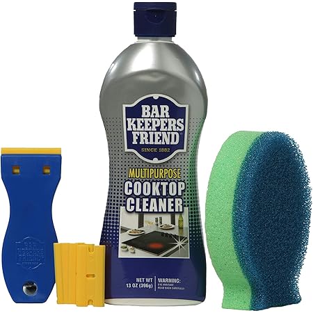 Amazon.com: BAR KEEPERS FRIEND Multipurpose Cooktop Cleaner (13 oz ...