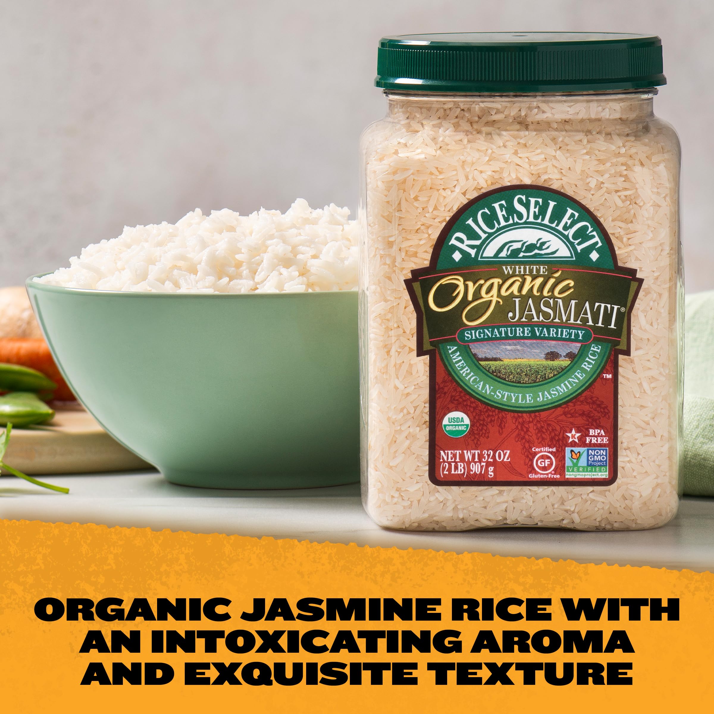 Snapklik.com : RiceSelect Organic Jasmati White Rice For Asian-Food ...