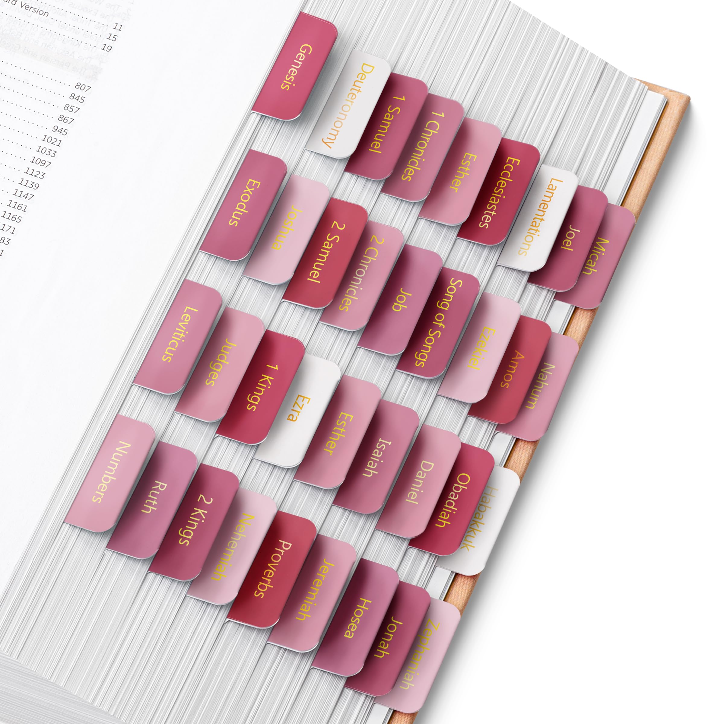 Amazon.com : Mr. Pen- Bible Tabs, 75 Tabs, Plum Orchard, Gold Foil ...