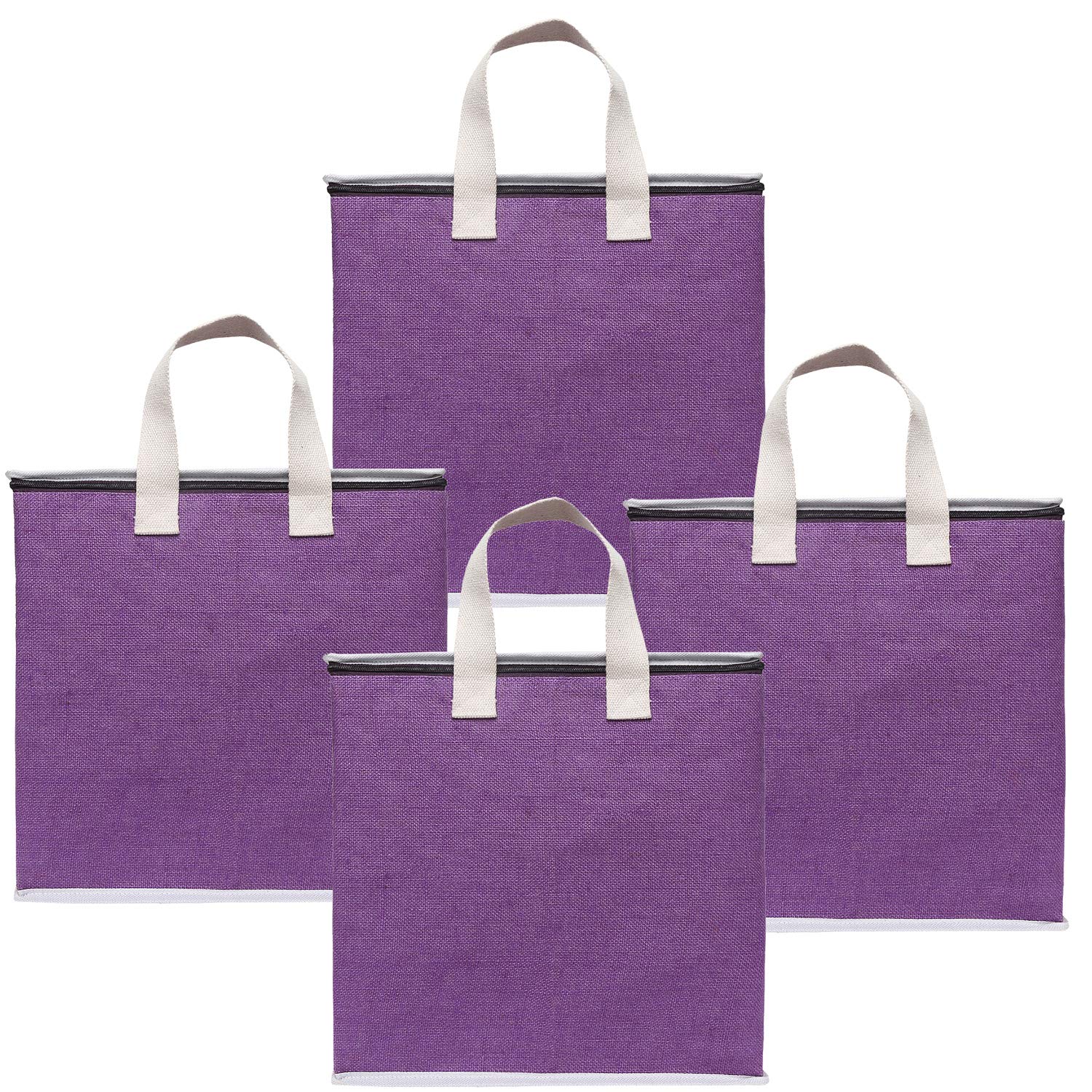 DOUBLE R BAGS Multipurpose Storage Organizer with Jute Reinforced ...