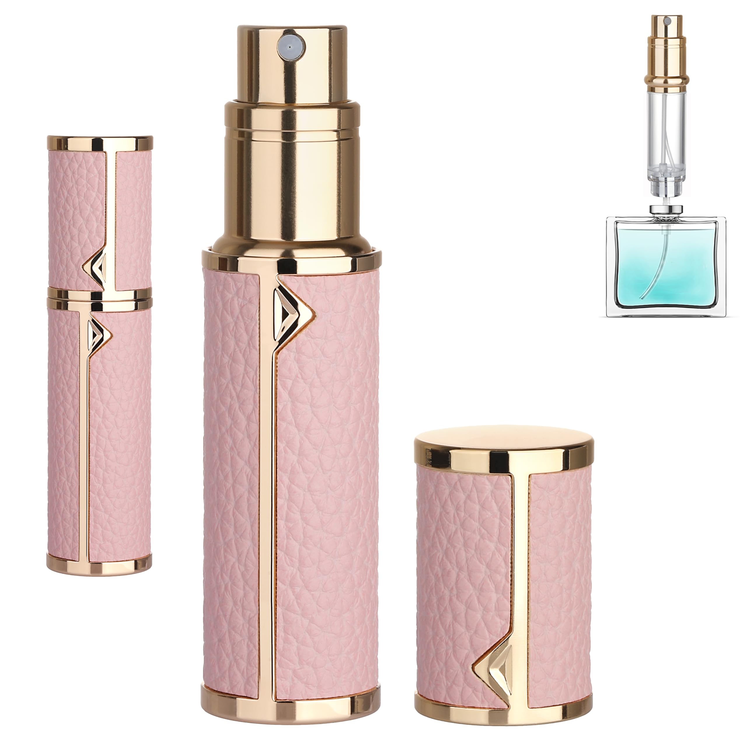 Amazon.com: Qavhun Refillable Travel Perfume Atomizer Bottle - 5ml ...