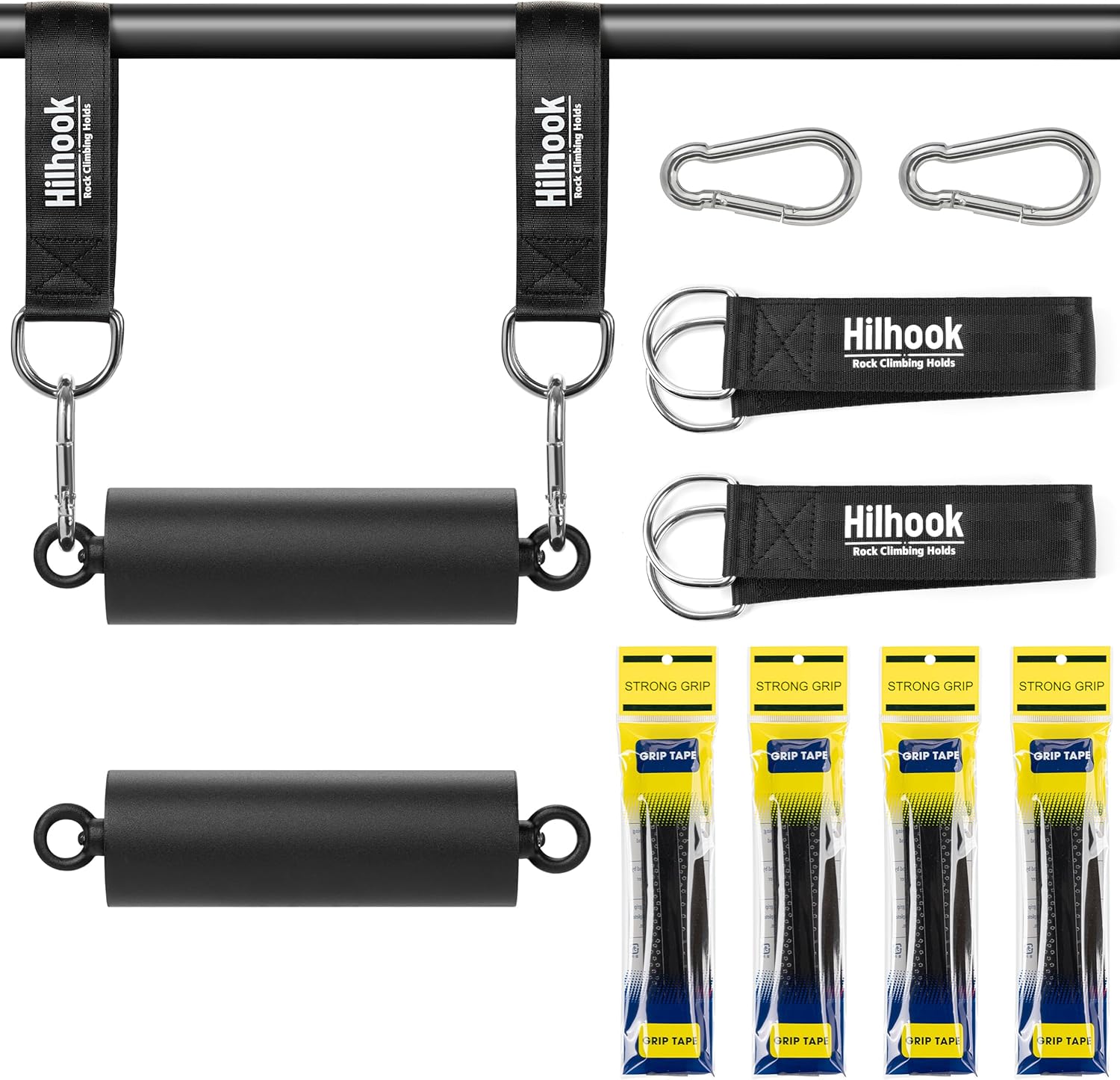 Amazon.com : Hilhook Pull Up Climbing Hold Grips, Non-Slip Rock ...
