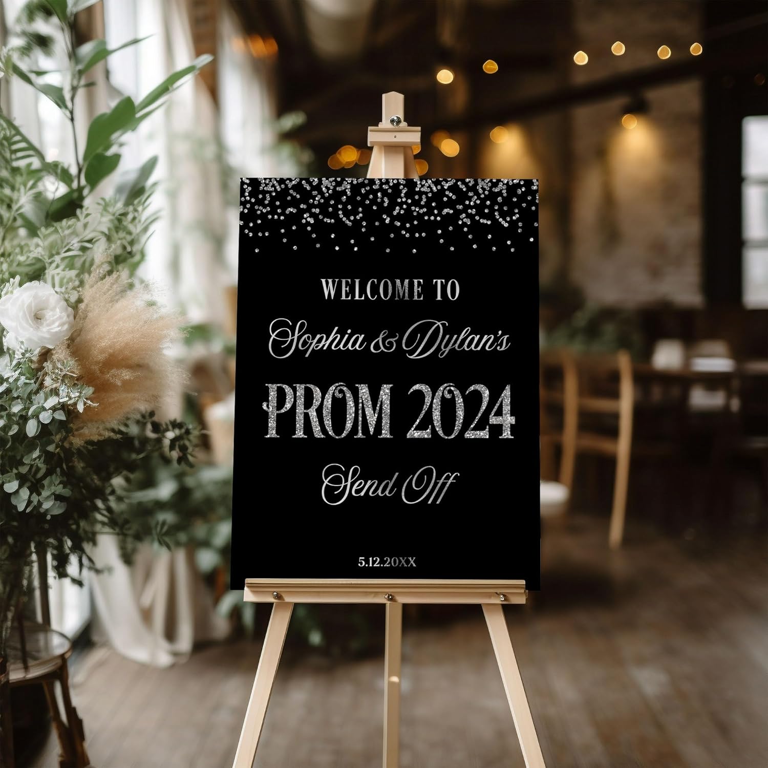 Amazon.com : Personalized Prom Send-Off Party Welcome Sign, Prom Send ...