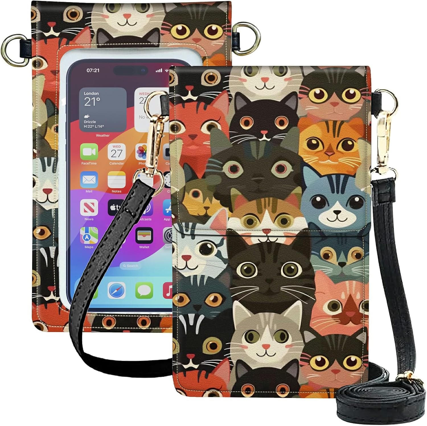 Amazon.com: SROJDHFJB Small Crossbody Bag Cell Phone Purse for Women ...