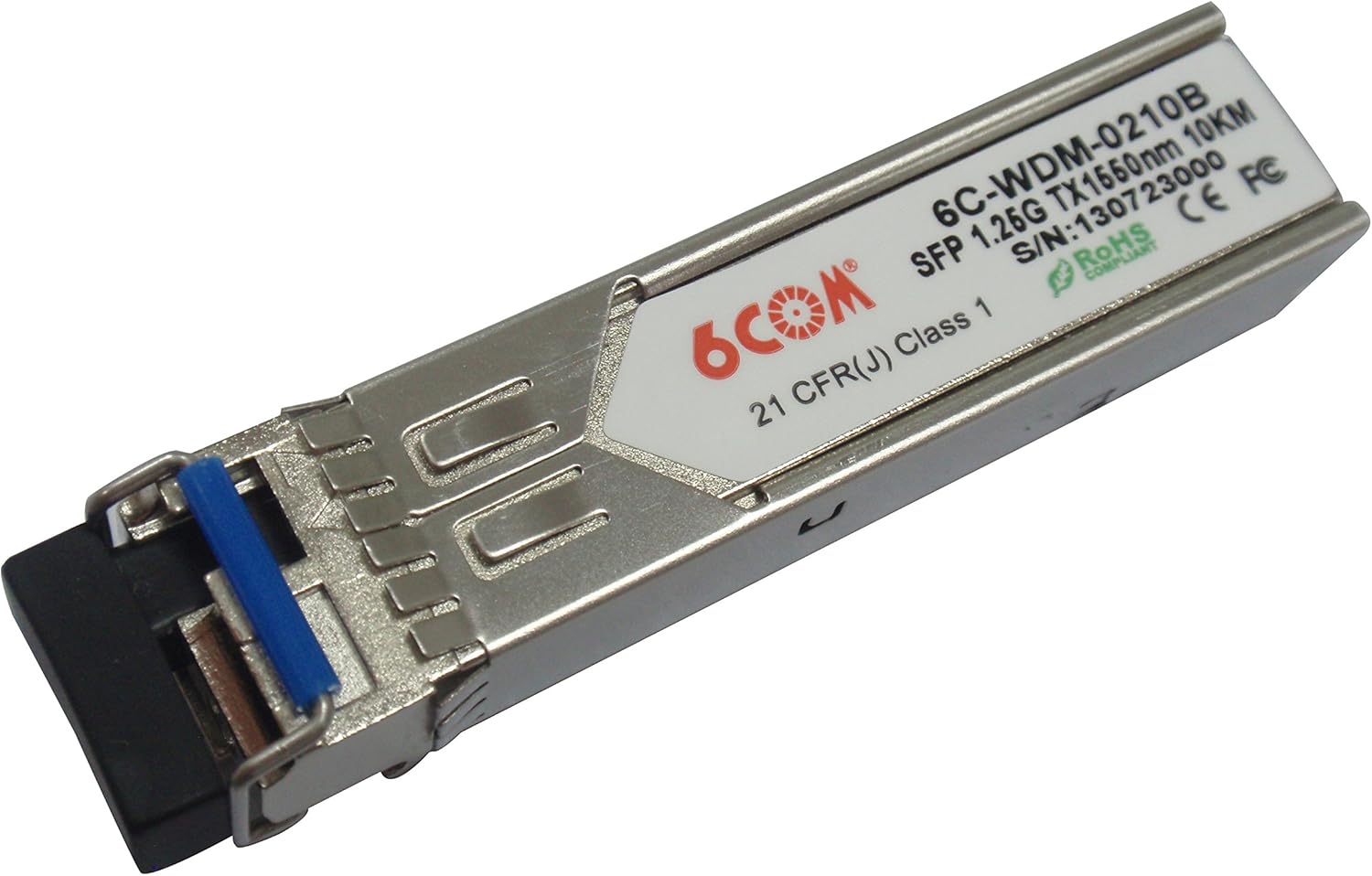 Amazon.com: 6COM BIDI SFP Transceiver 1.25G TX/1550nm RX/1310nm 10KM LC ...