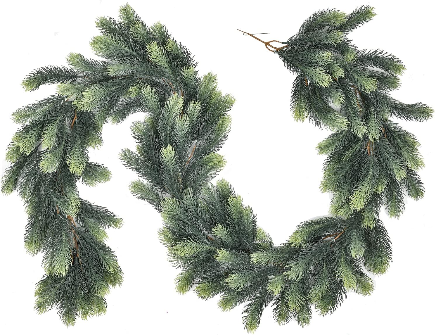 Amazon.com: Fomlily Pine Christmas Garland, 6Ft Christmas Greenery ...