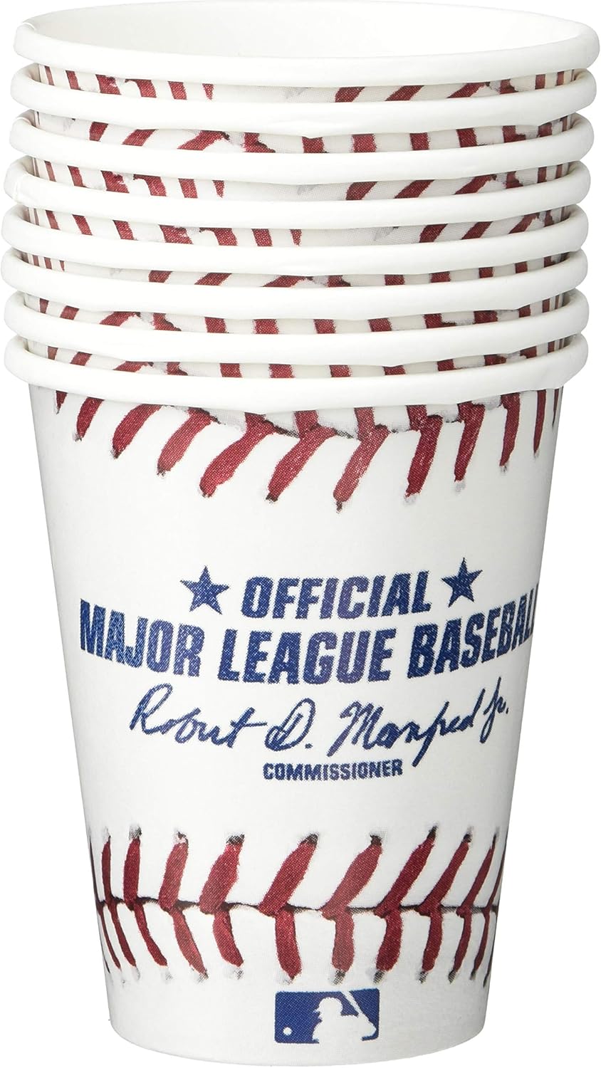 Amazon.com: Adorable Rawlings Baseball Cups - 9 oz (Pack of 8 ...
