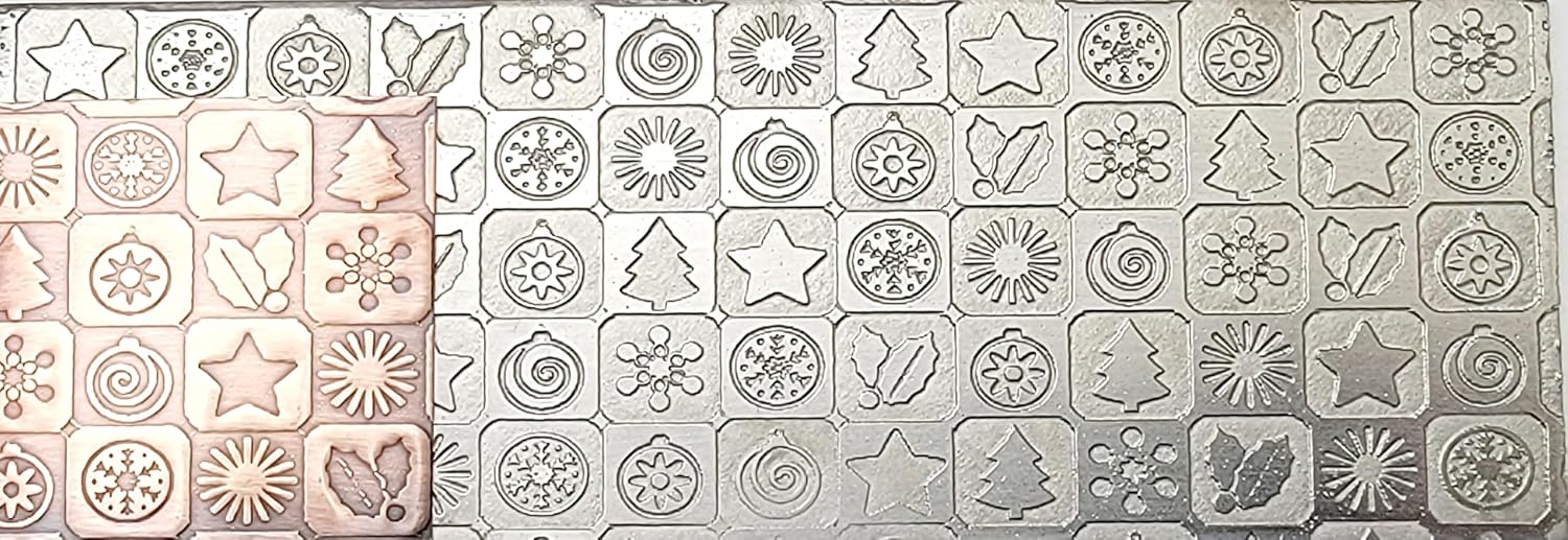 Amazon.com: RMP0202 Christmas Tiles Rolling Mill Plate