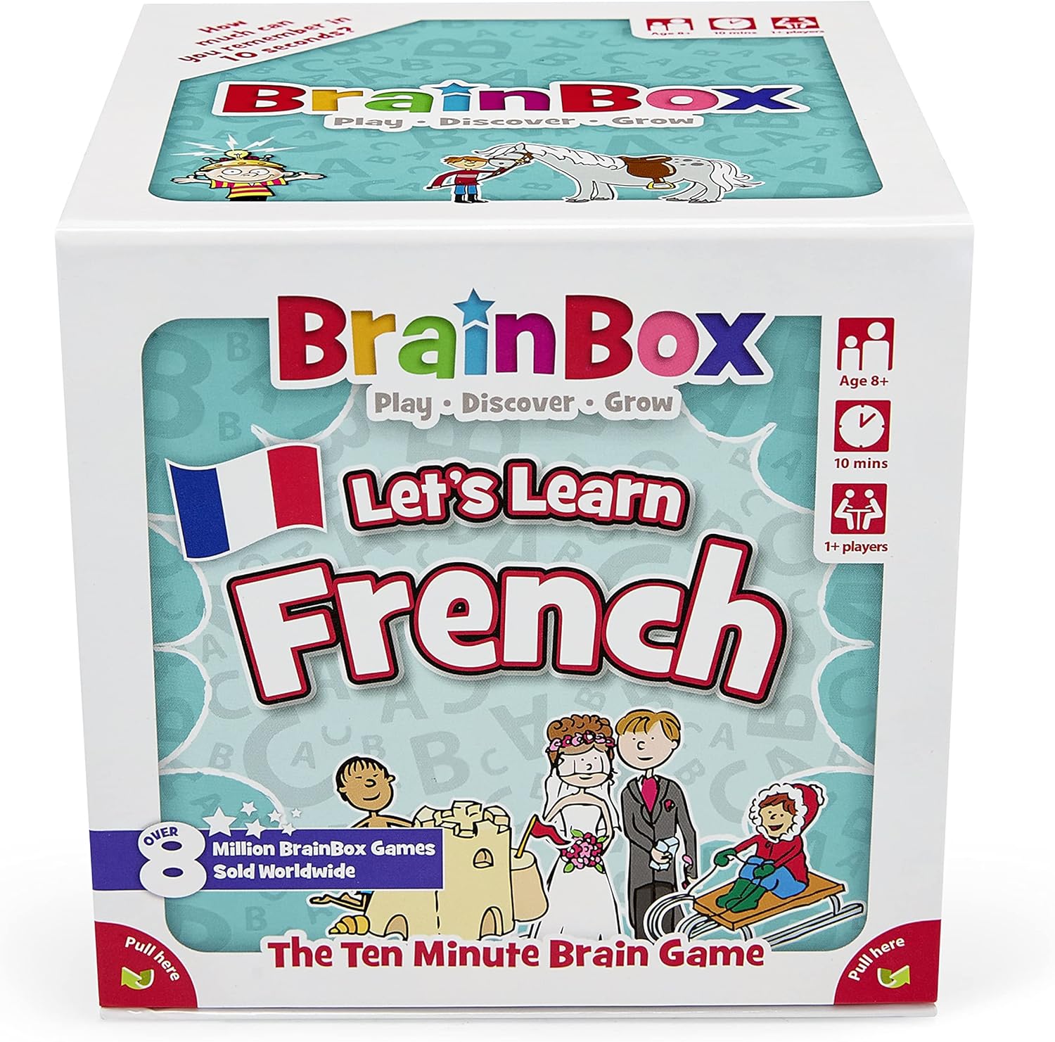 BrainBox Let’s Learn French (2022) | Card Game | Ages 8+ | 1+ Players ...