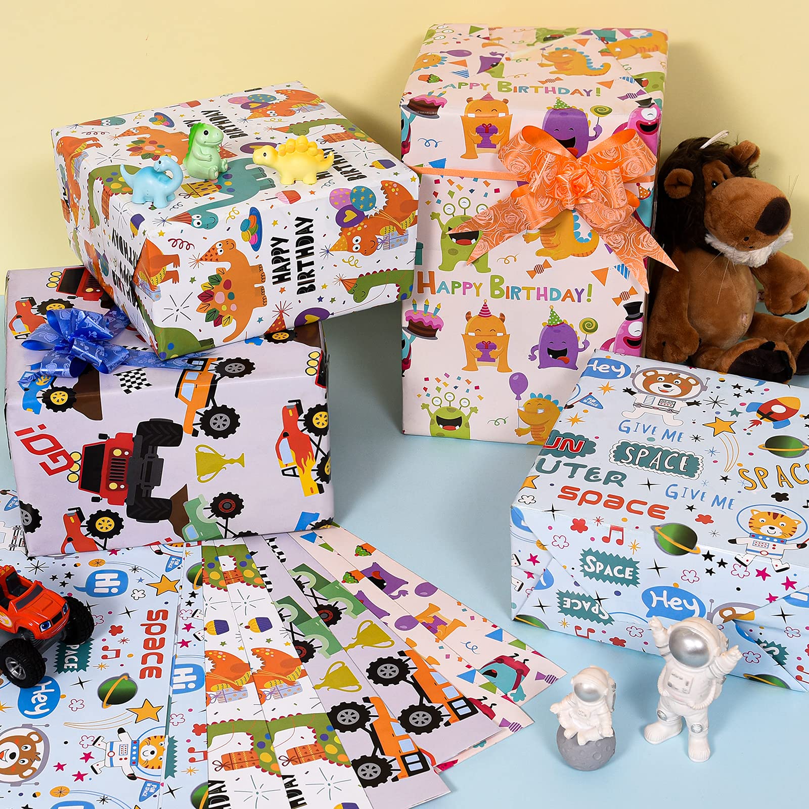Snapklik.com : Birthday Wrapping Paper For Boys,Baby,Kids.Gift Wrapping ...