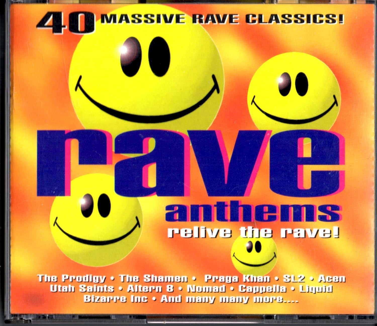 Rave Anthems - 40 Massive Rave Classics! Relive The Rave! [Double CD ...