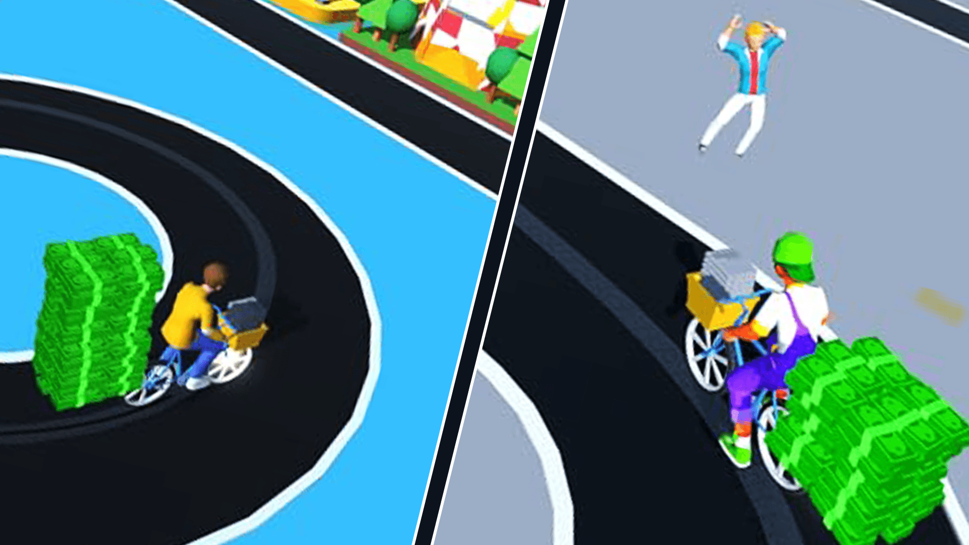 Paper Delivery Boy Bike Rush: Paper Boy Traffic Run Race Paper Toss ...