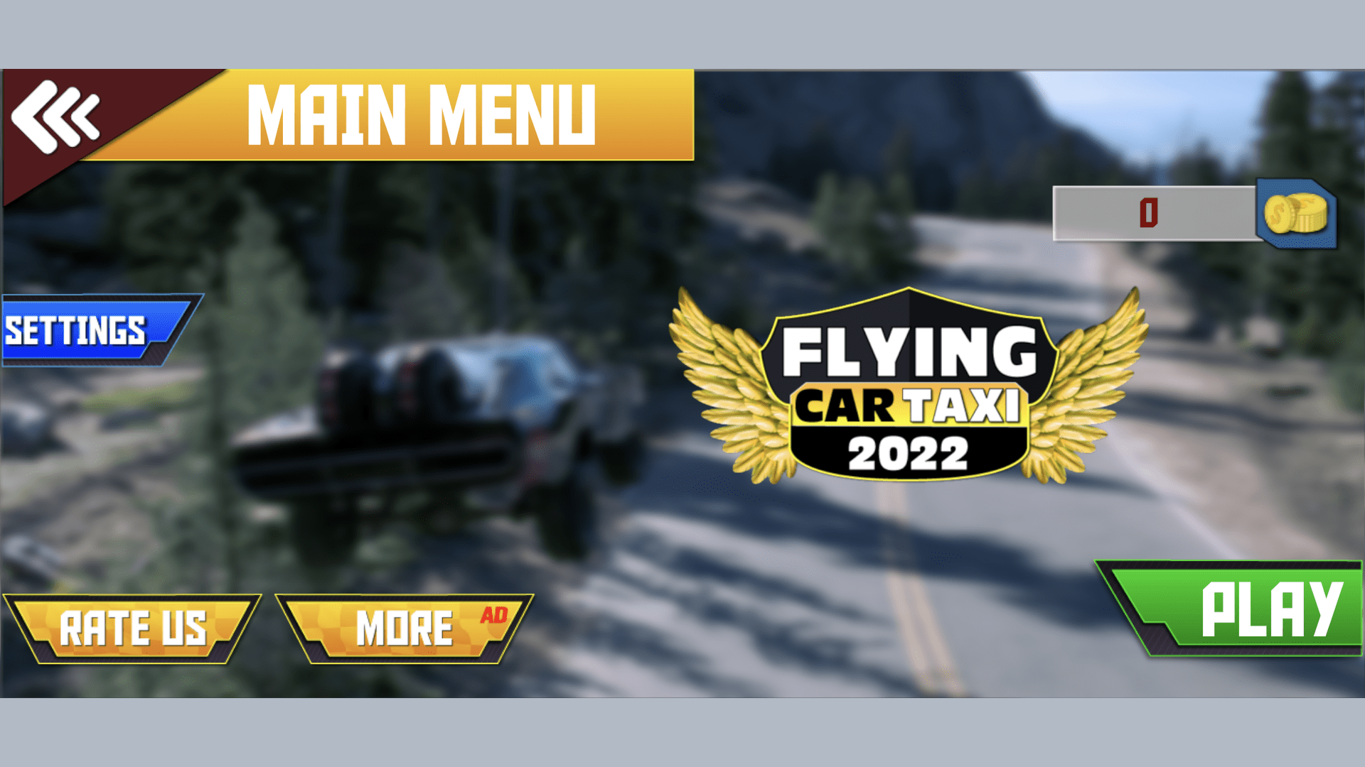 Flying Car Taxi Games 2024, Flying Taxi Simulator 3D, Taxi Transport ...