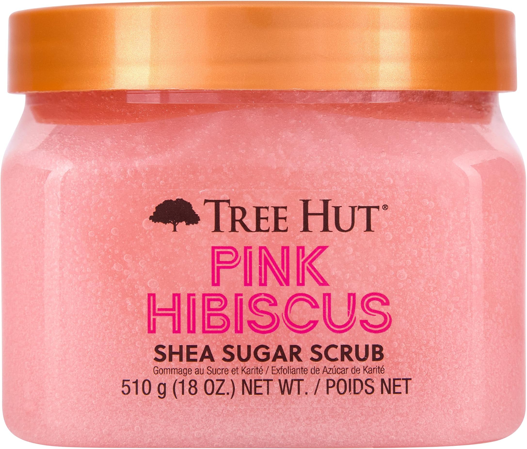 Amazon.com : Tree Hut Pink Hibiscus Shea Sugar Exfoliating & Hydrating ...