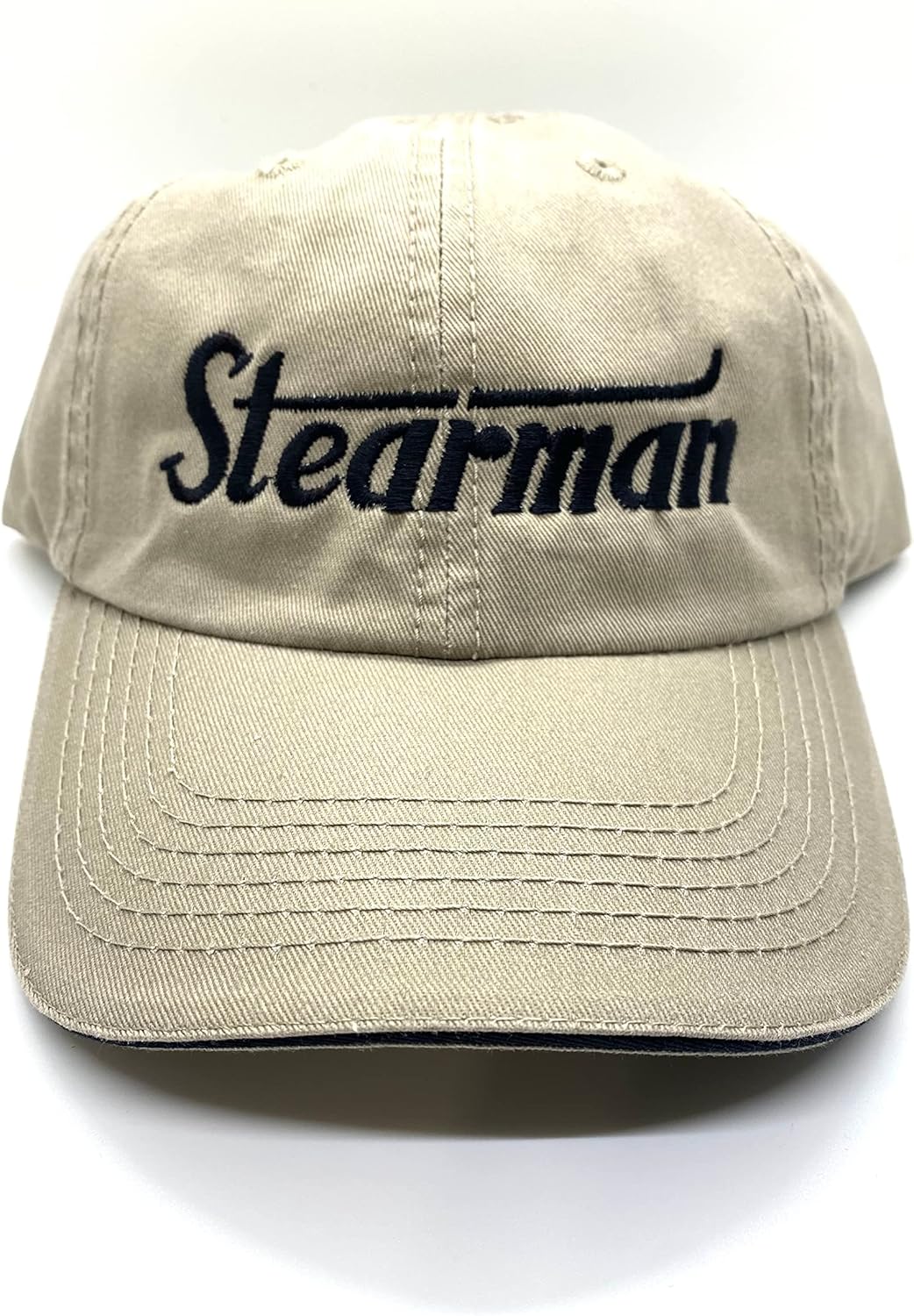 Amazon.com: Vintage Stearman Logo Cotton Twill Ball Cap Khaki ...