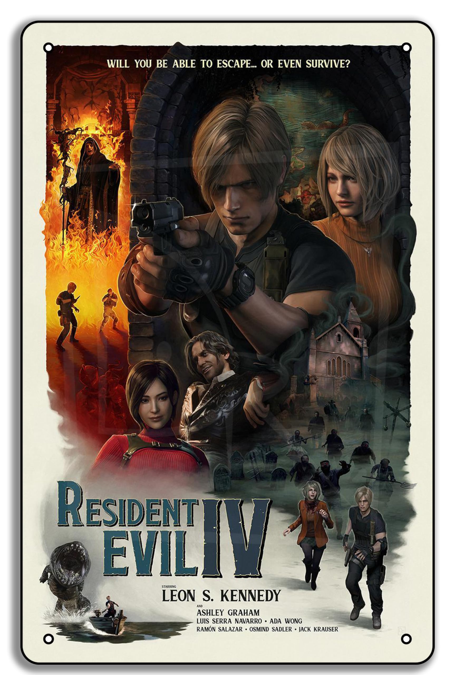 Resident Evil Posters Wallpapers Resident Evil 4 Movie Poster IMP