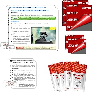 Amazon.com: ROVE Windshield Electrostatic Films & 3M Sticky Tapes – 2 Pack Each for Front & Rear ...