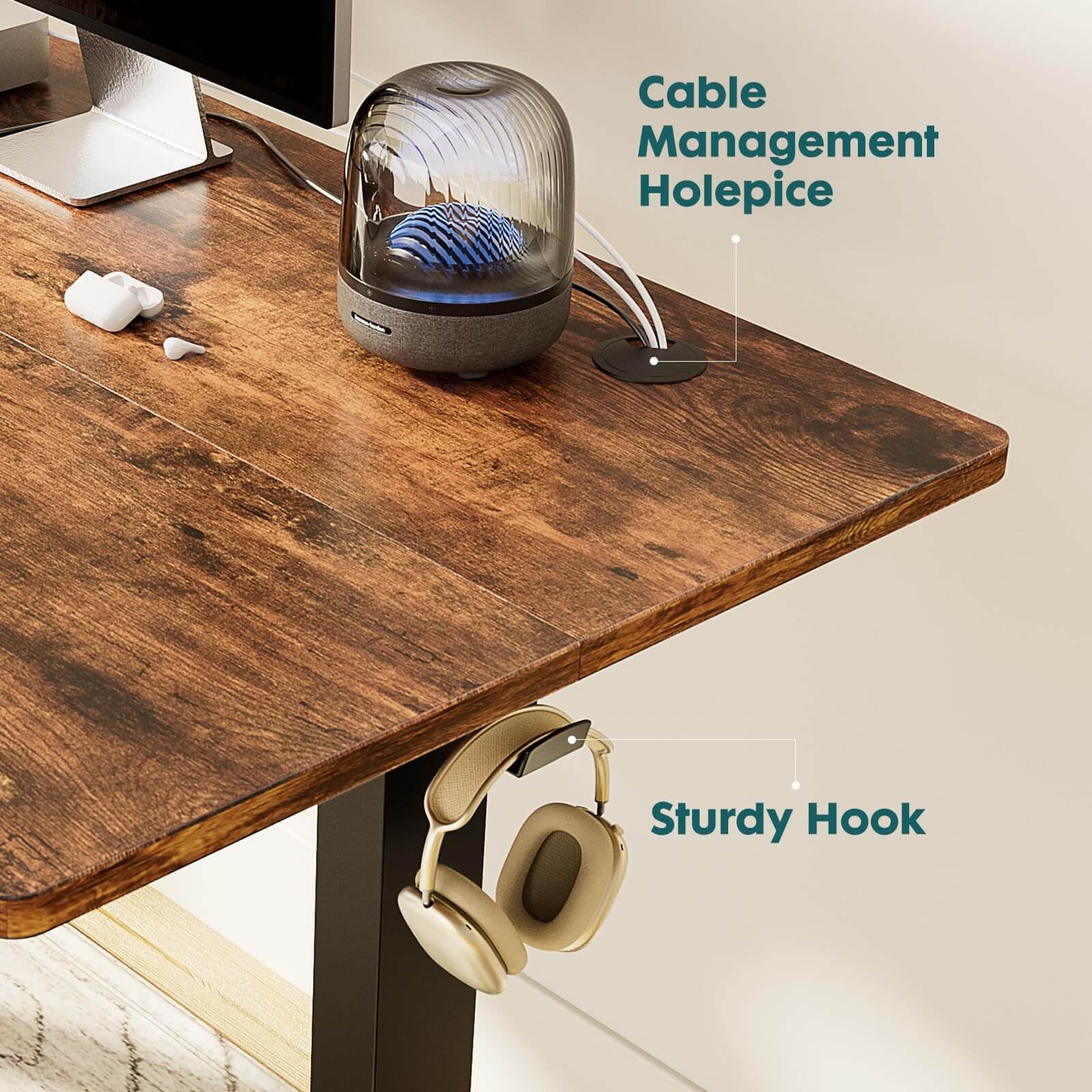 Snapklik.com : Kejector Standing Desk,Height Adjustable Electric Home ...
