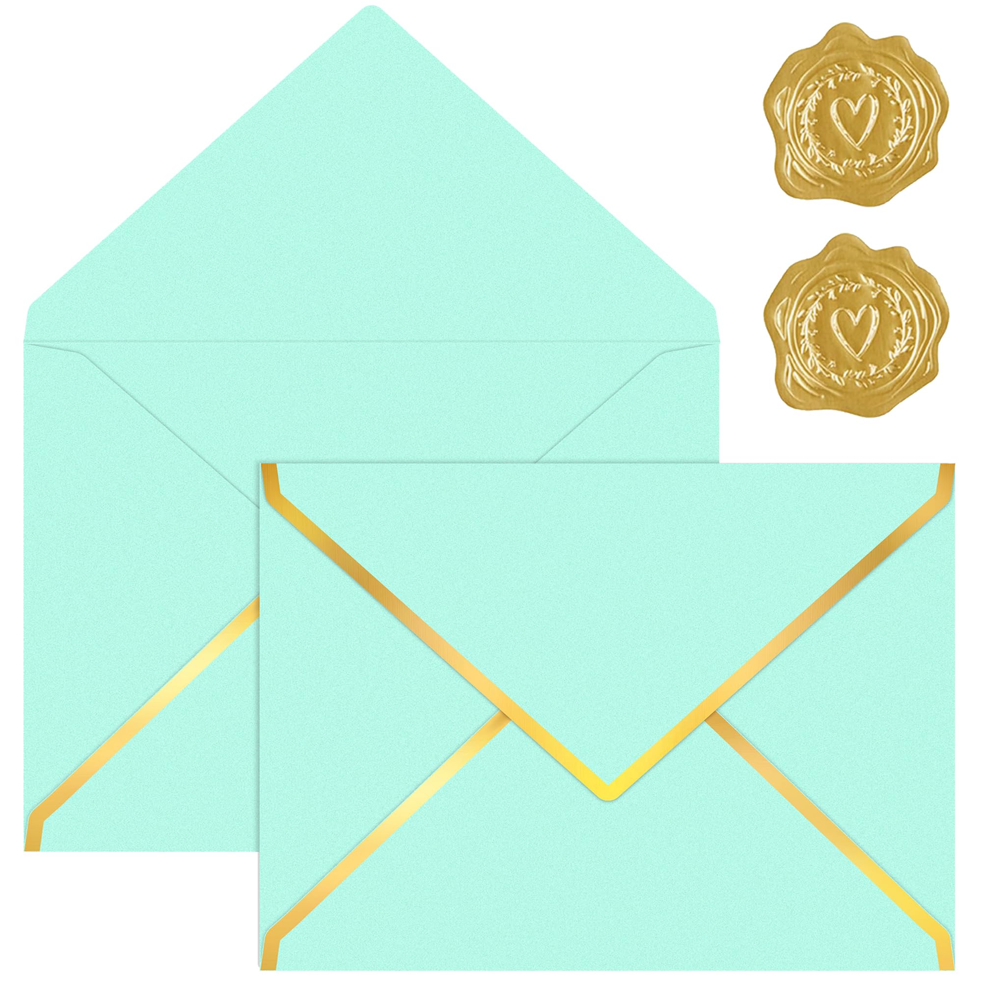 Amazon.com : 30 Pack 5x7 inch. Envelopes for Invitations,250g Colored ...